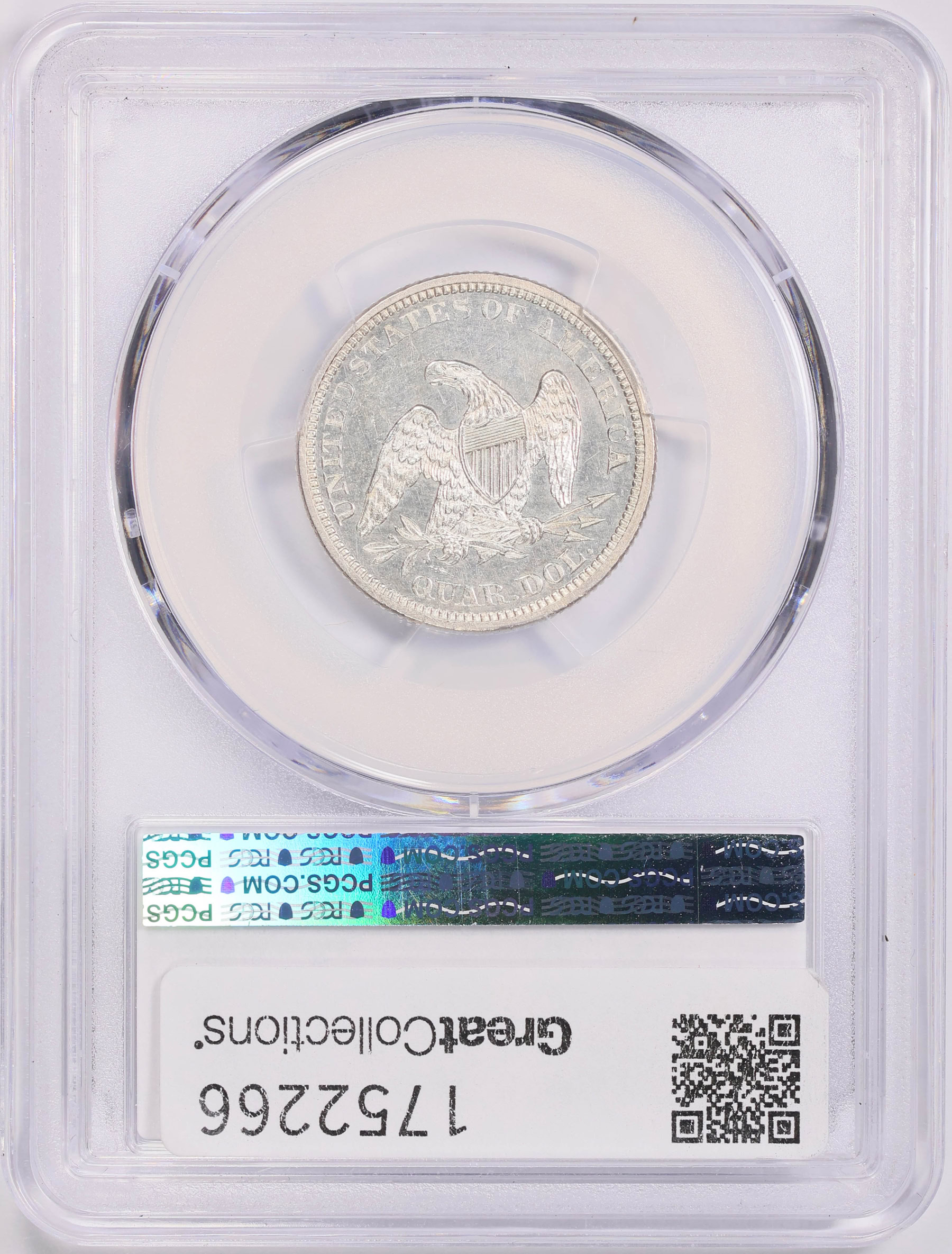 1861 Seated Liberty Quarter PCGS MS-62 PL (Item 1752266 ...