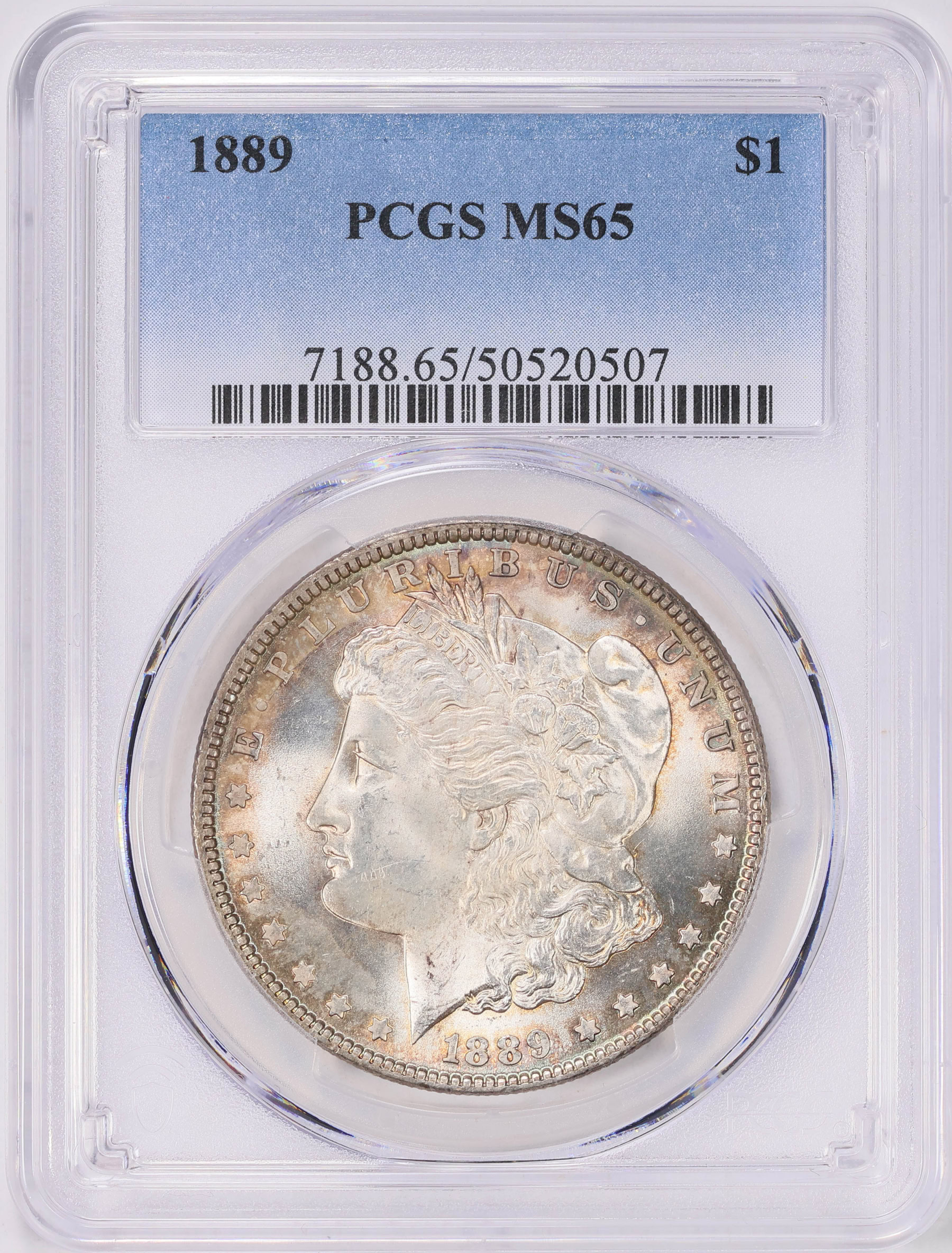 1889 Morgan Silver Dollar PCGS MS-65 (Toned) (Item 1752294 ...
