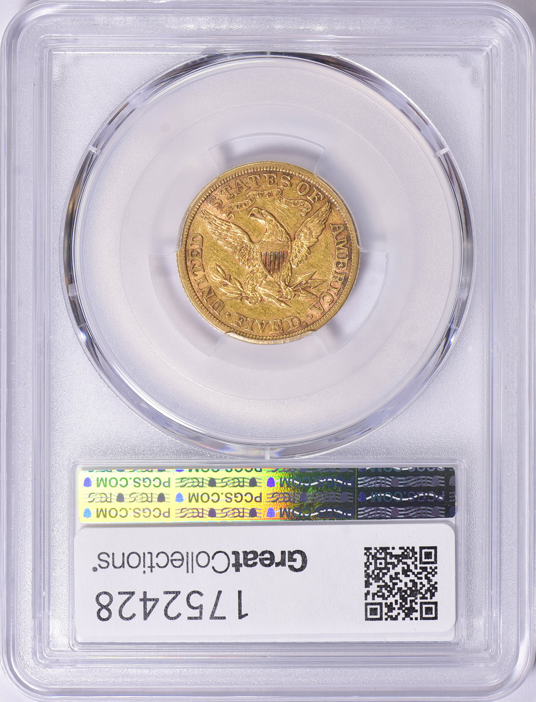 1897 Liberty Gold Half Eagle PCGS XF-45 (Item 1752428) | GreatCollections Coin Auctions