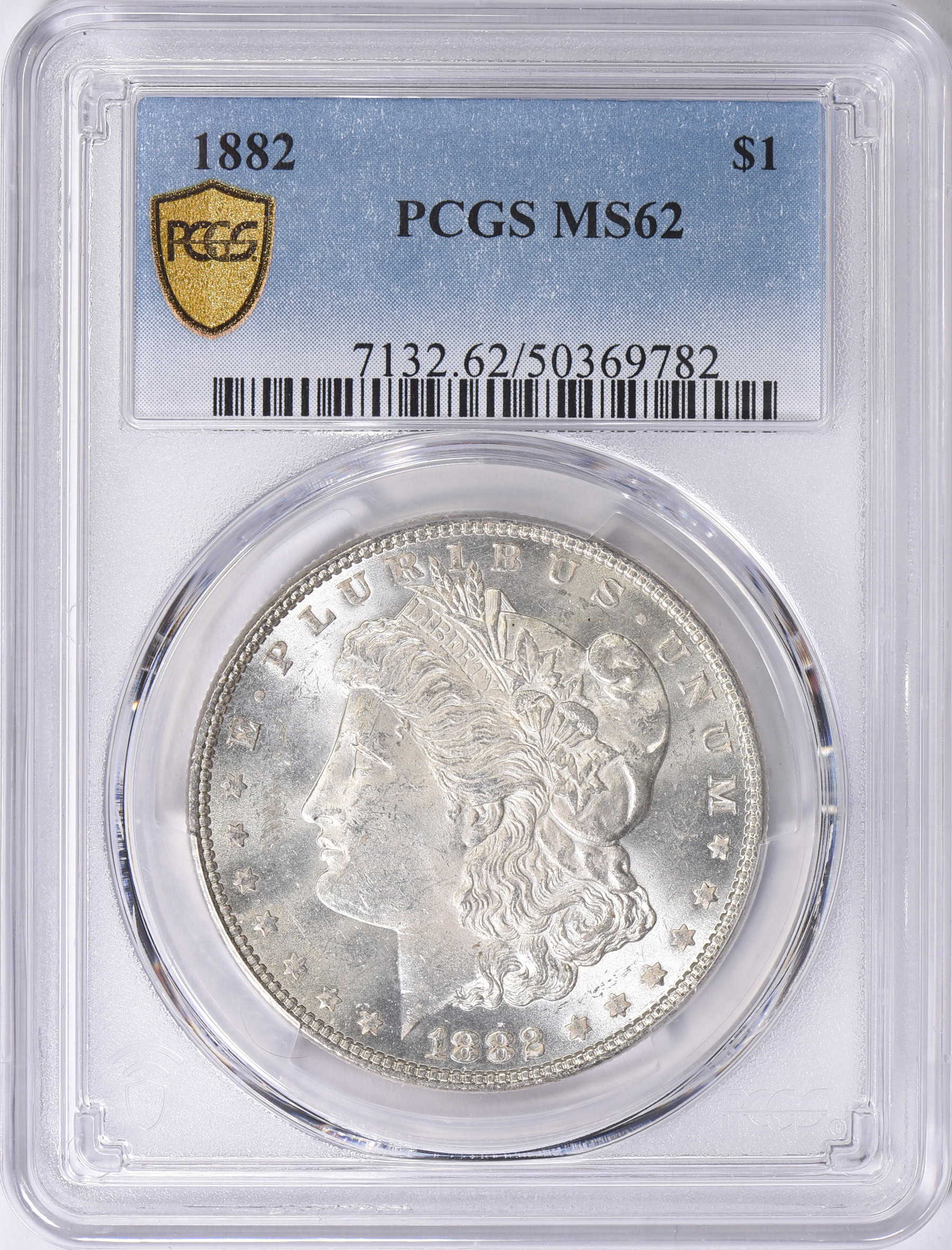 1882 Morgan Silver Dollar PCGS MS-62 (Item 1752604) | GreatCollections ...