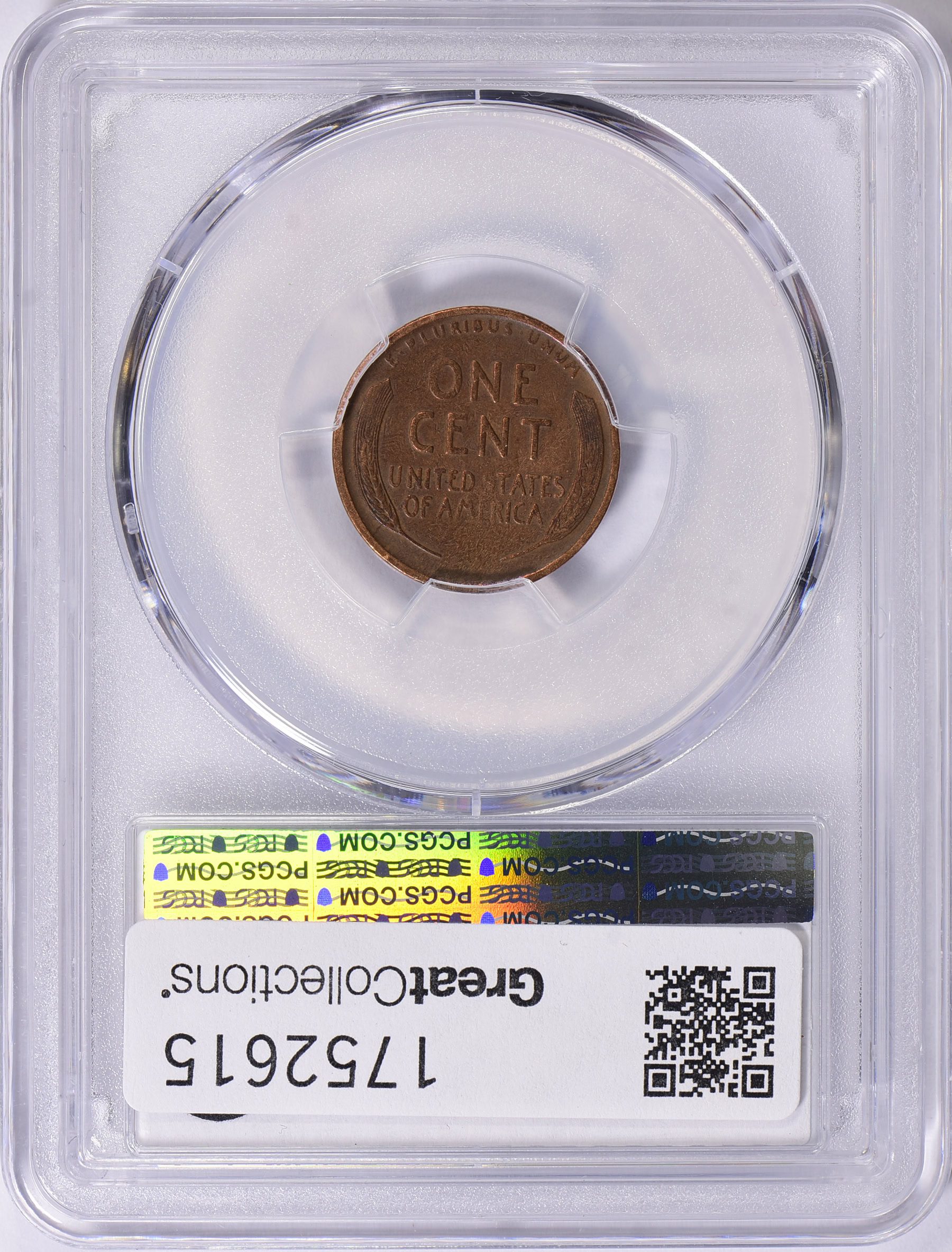 Mint Error 1921-S Lincoln Cent Obverse Lamination PCGS Genuine VF ...