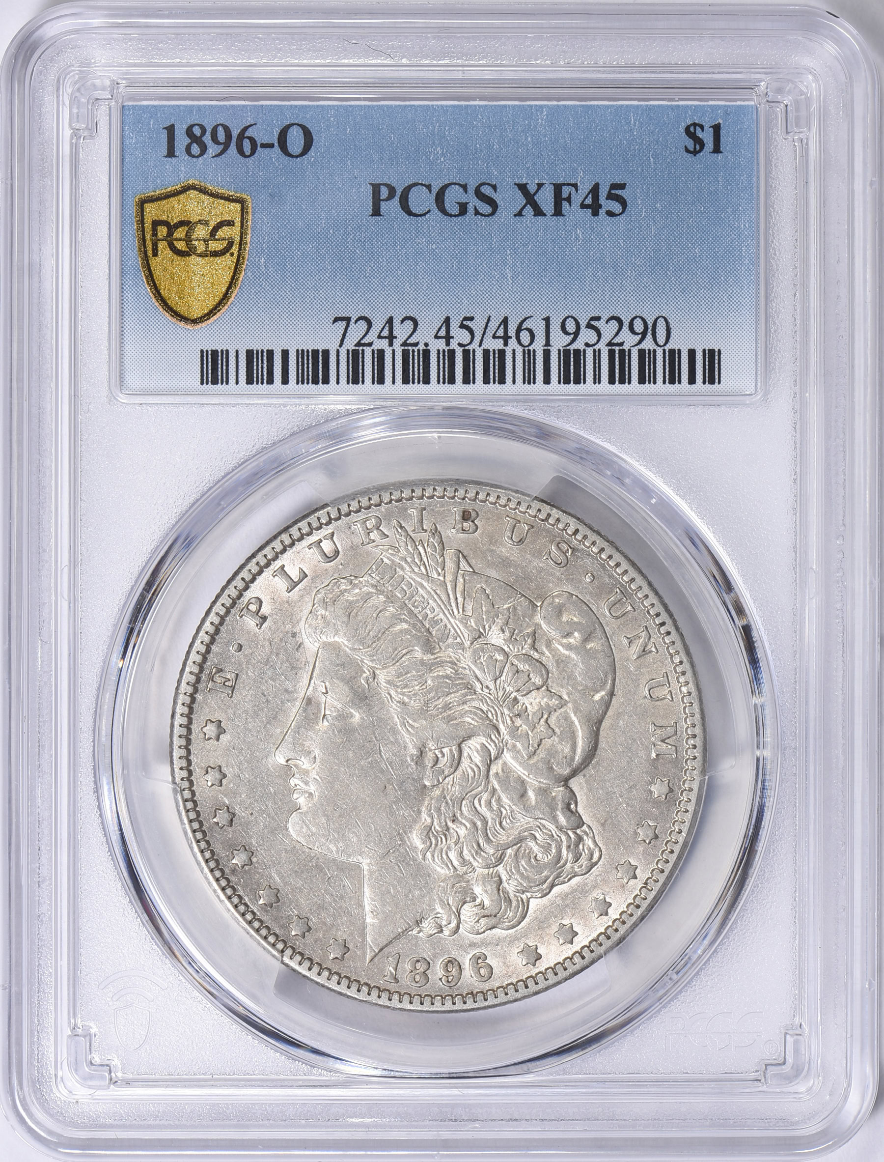 1896-O Morgan Silver Dollar PCGS XF-45 (Item 1752619) | GreatCollections Coin Auctions