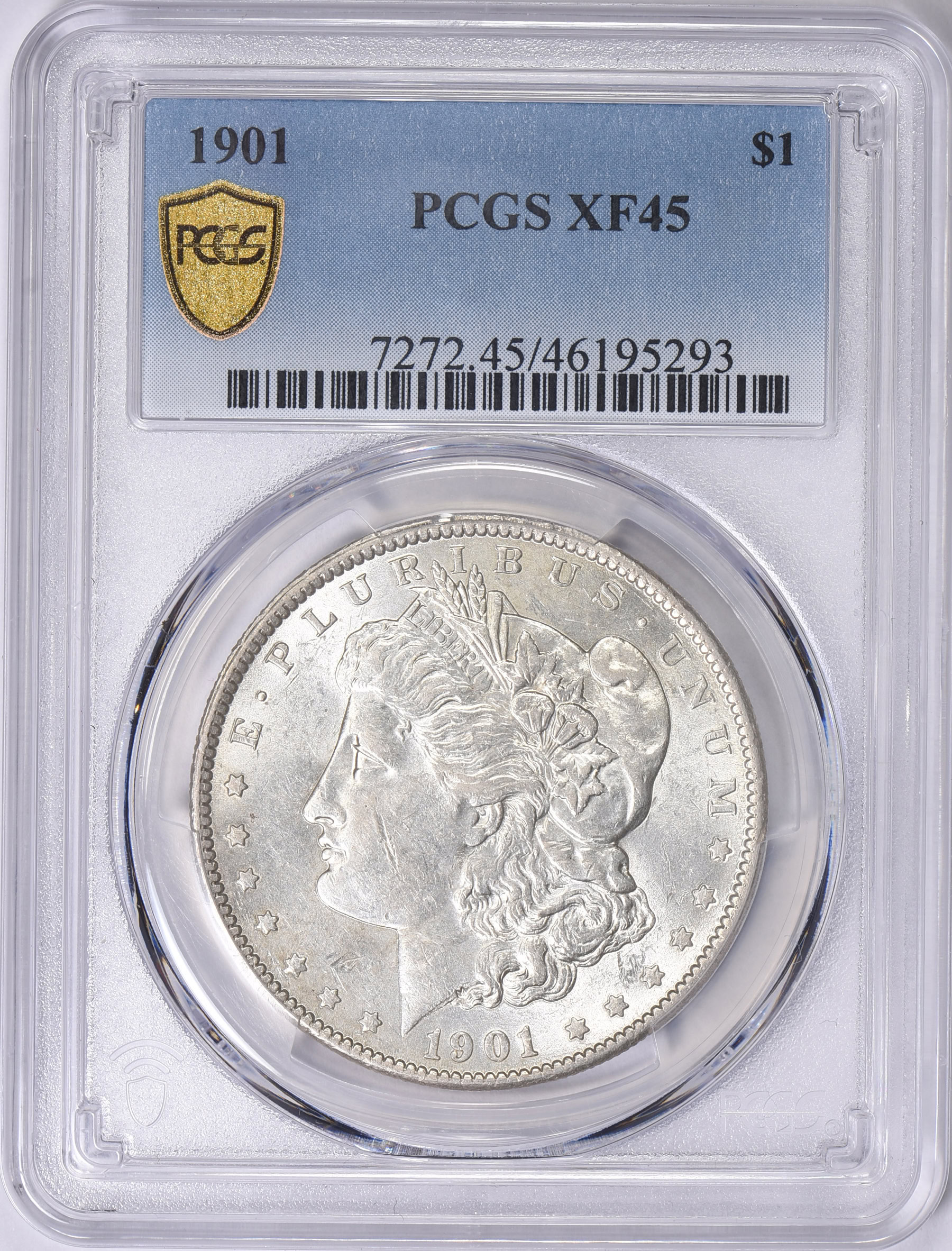 1901 Morgan Silver Dollar PCGS XF-45 (Item 1752622) | GreatCollections Coin Auctions