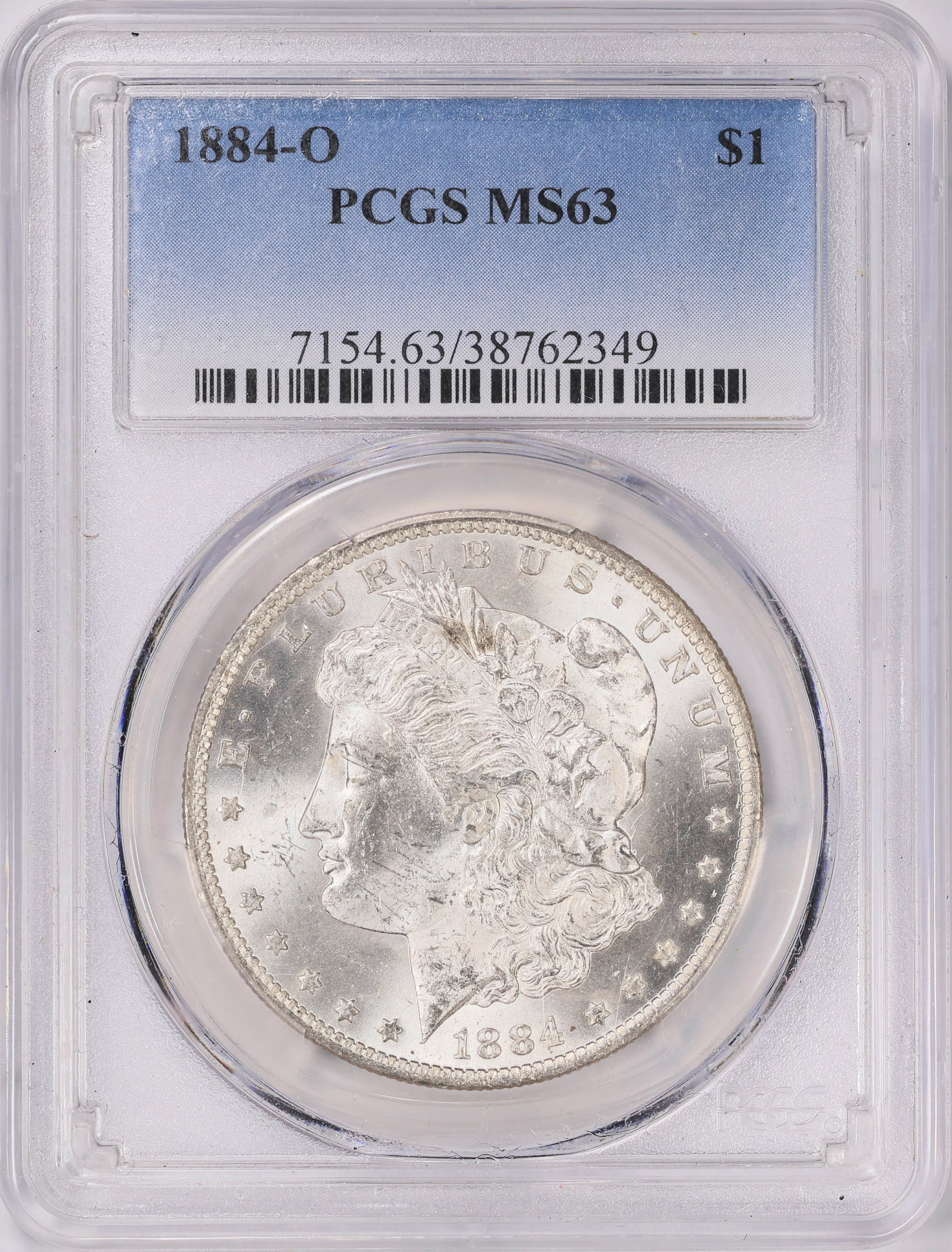 1884-O Morgan Silver Dollar PCGS MS-63 (Item 1752674) | GreatCollections Coin Auctions