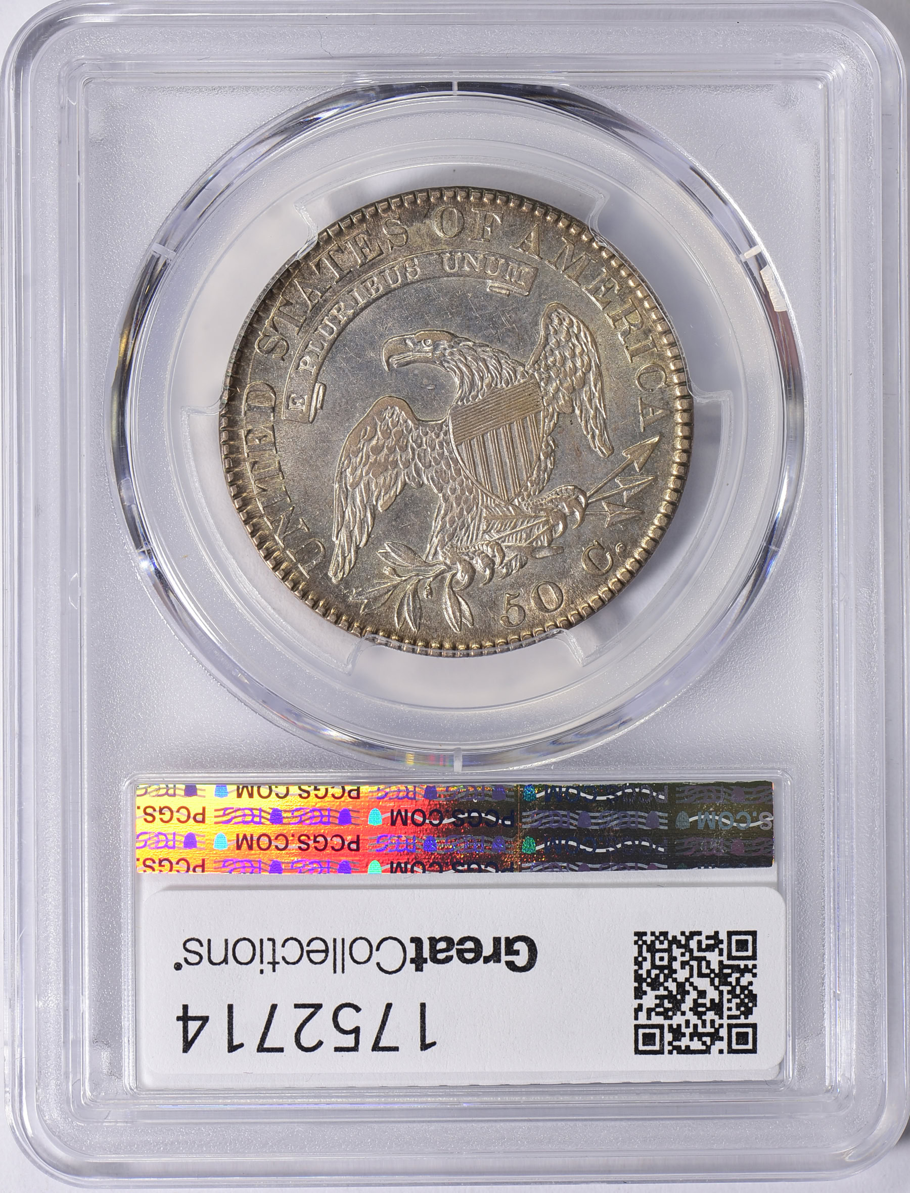 1821 Capped Bust Half Dollar Overton 104a PCGS AU-53 (Toned) (Item 1752714) | GreatCollections ...