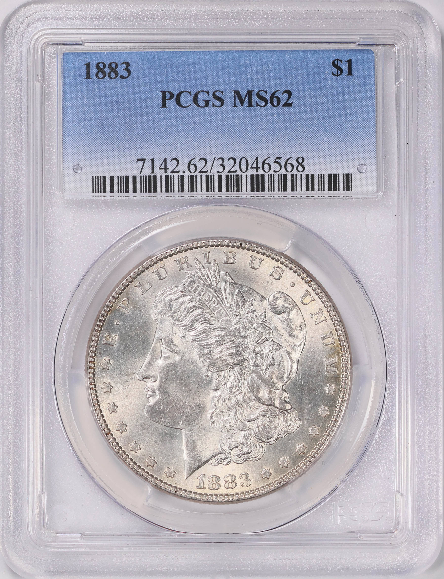 1883 Morgan Silver Dollar PCGS MS-62 (Item 1752843) | GreatCollections Coin Auctions