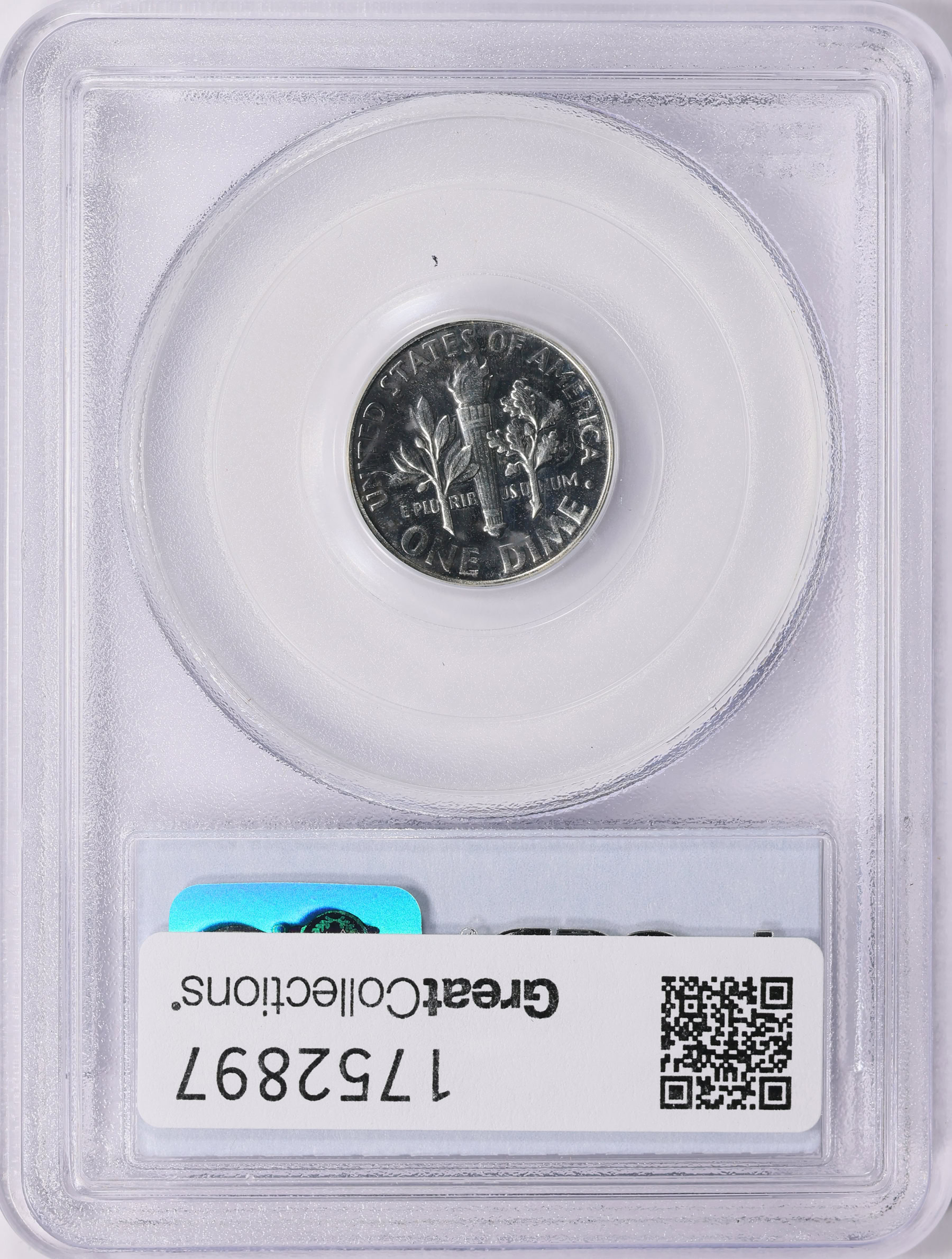 1953 Roosevelt Dime PCGS Proof-66 (Item 1752897) | GreatCollections ...