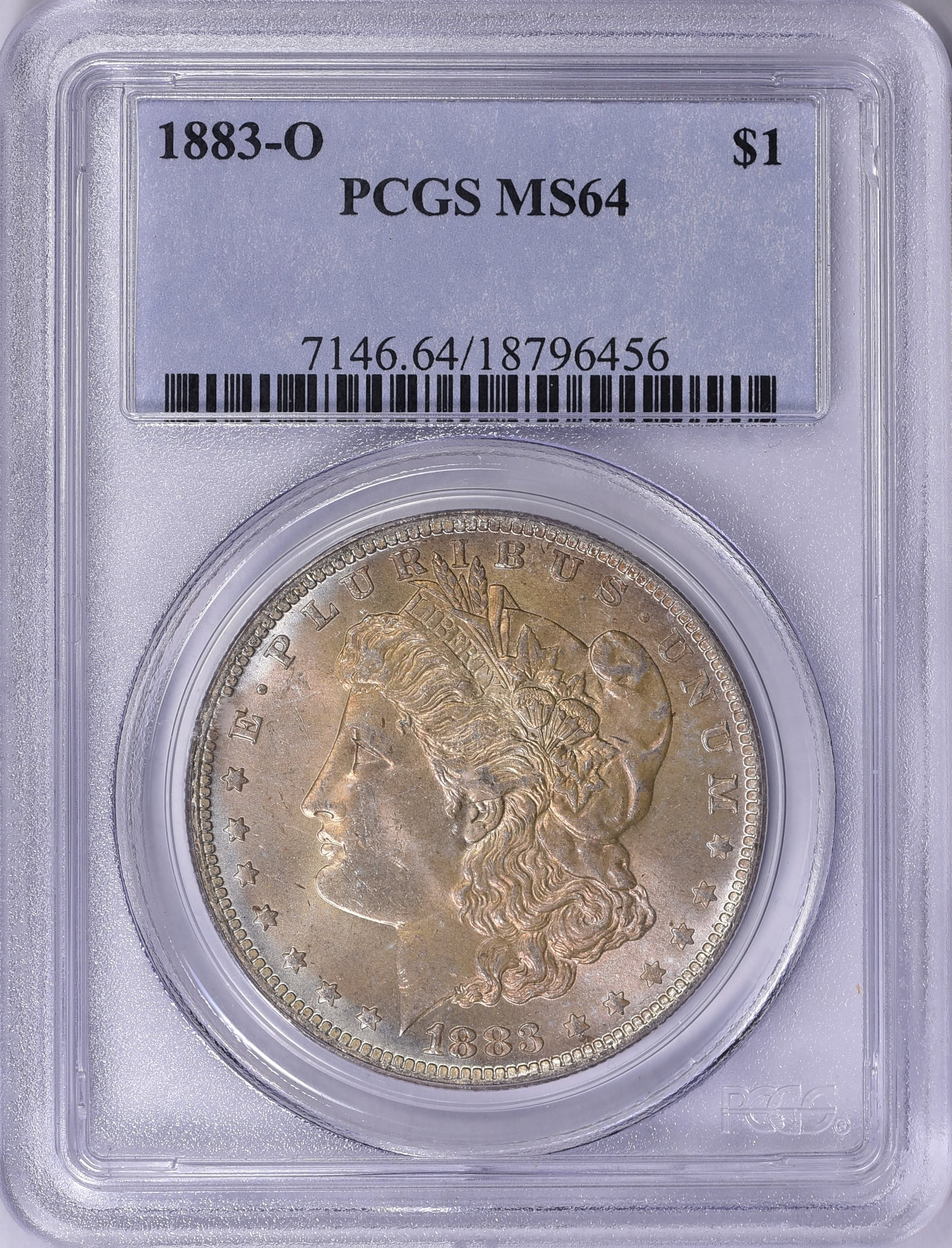 1883-O Morgan Silver Dollar PCGS MS-64 (Toned) (Item 1754424) | GreatCollections Coin Auctions
