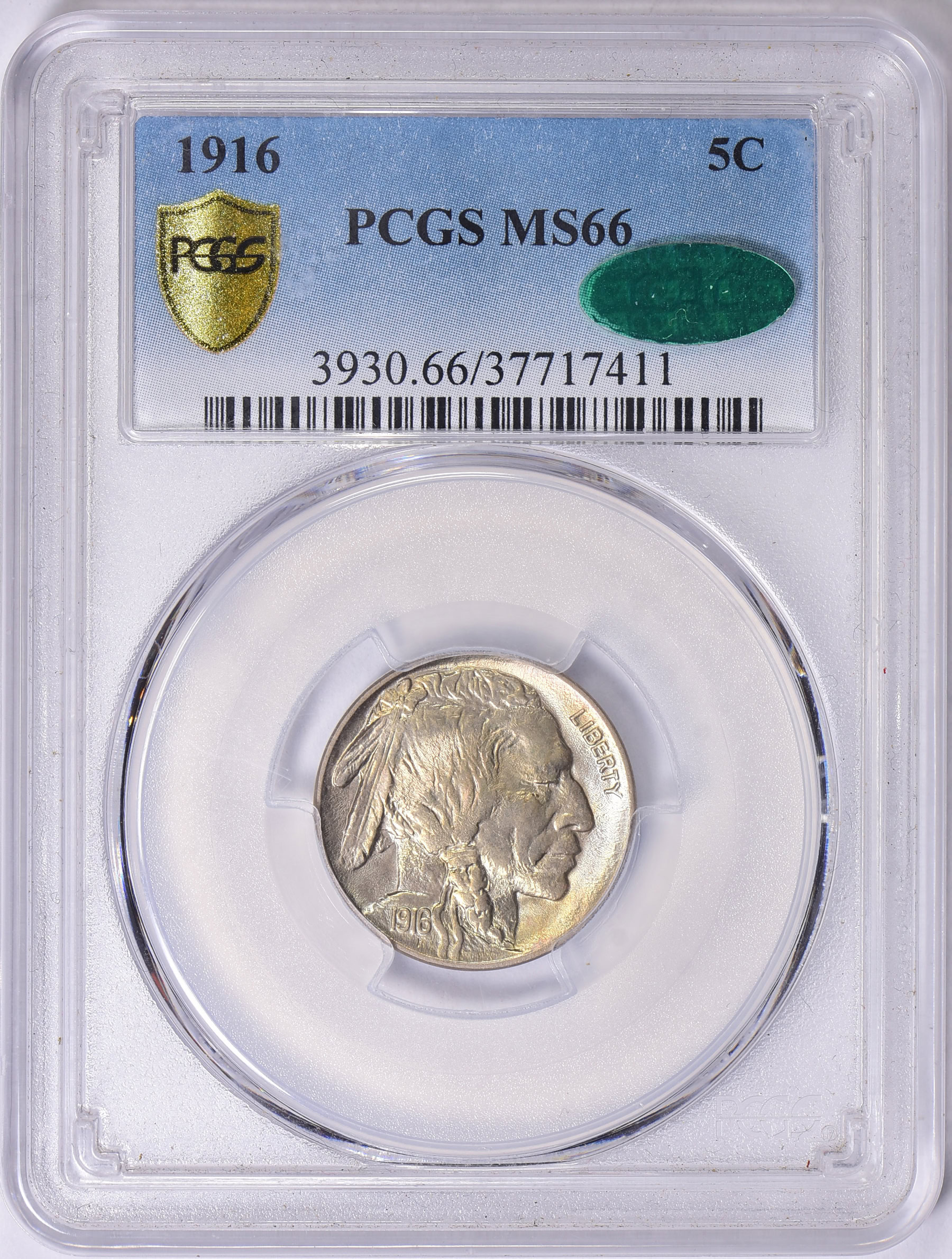 1916 Buffalo Nickel PCGS MS-66 (CAC Green) (Item 1754623 ...