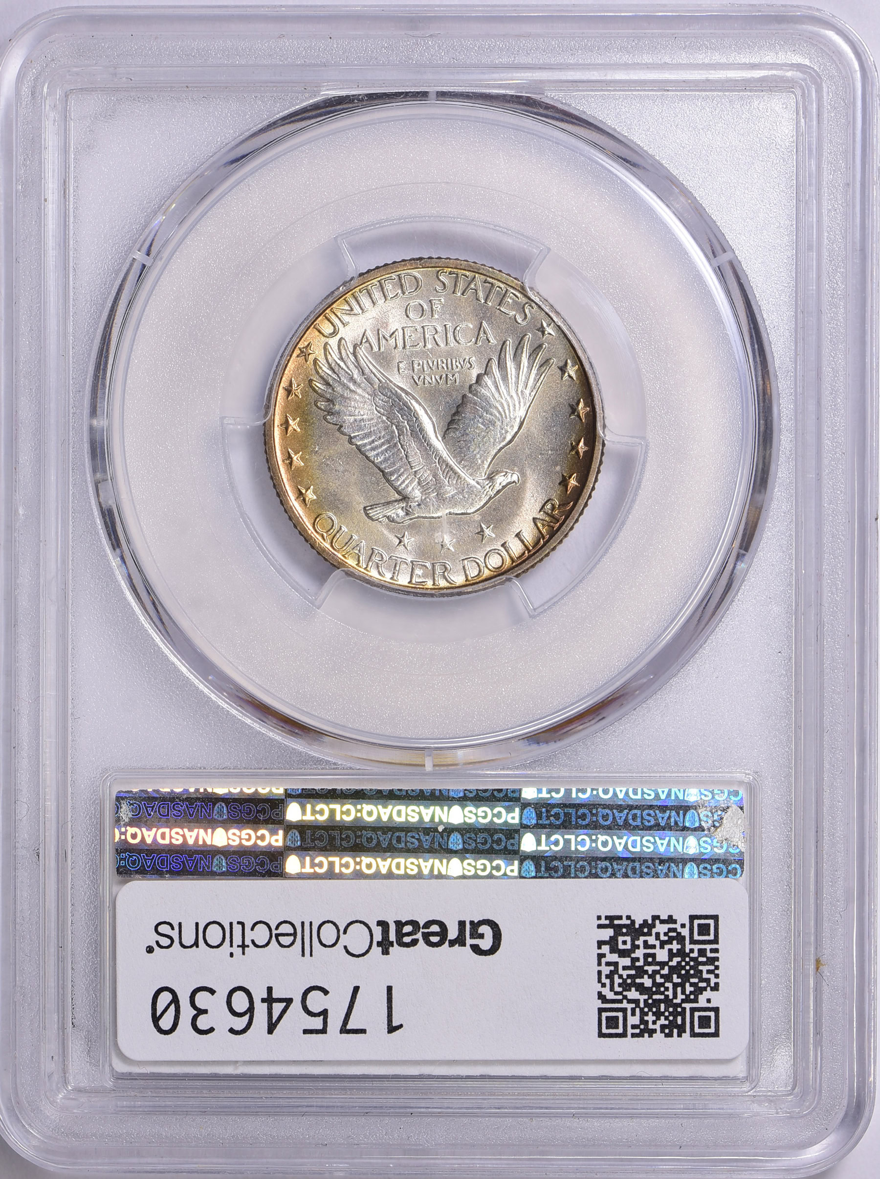 1927 Standing Liberty Quarter PCGS MS-64 FH (Toned) (Item 1754630 ...