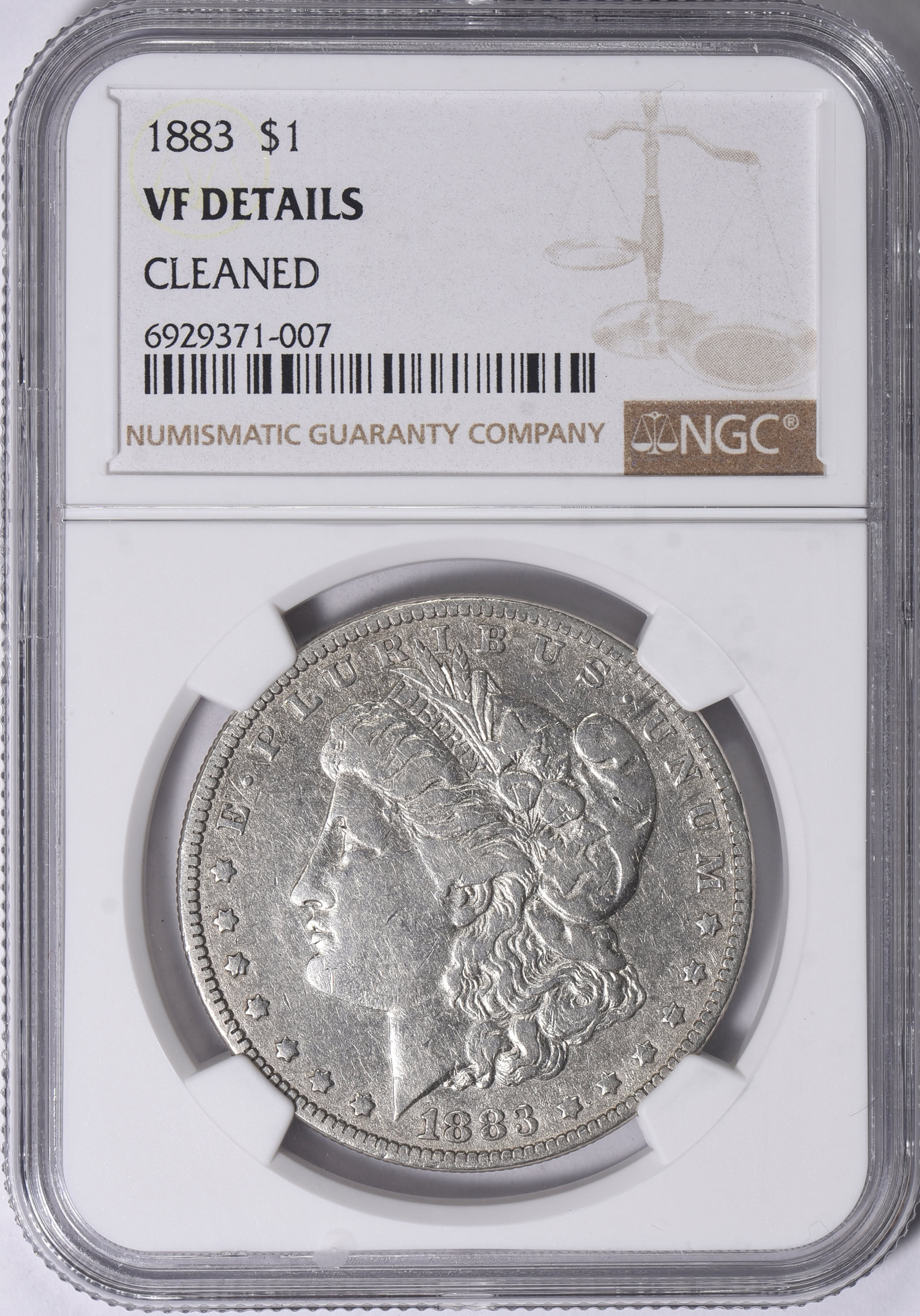 1883 Morgan Silver Dollar NGC VF Details (Item 1754789 ...