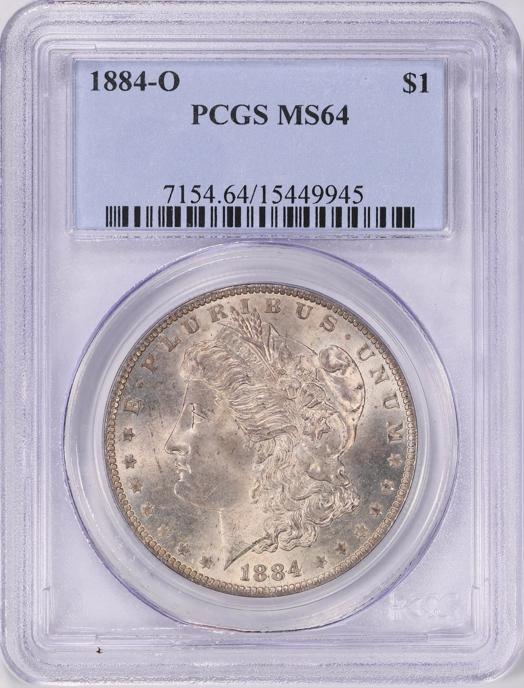 1884-O Morgan Silver Dollar PCGS MS-64 (Item 1755122) | GreatCollections Coin Auctions