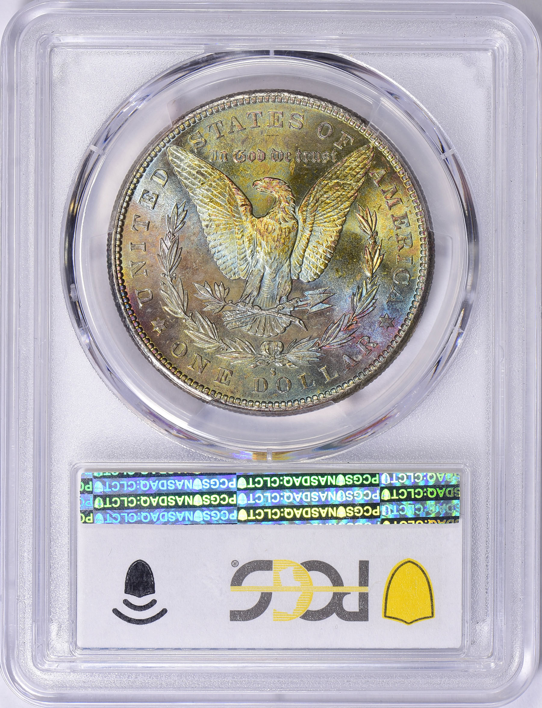 1881-S Morgan Silver Dollar PCGS MS-64 (CAC Green) (Toned) (Item 1755241) | GreatCollections ...