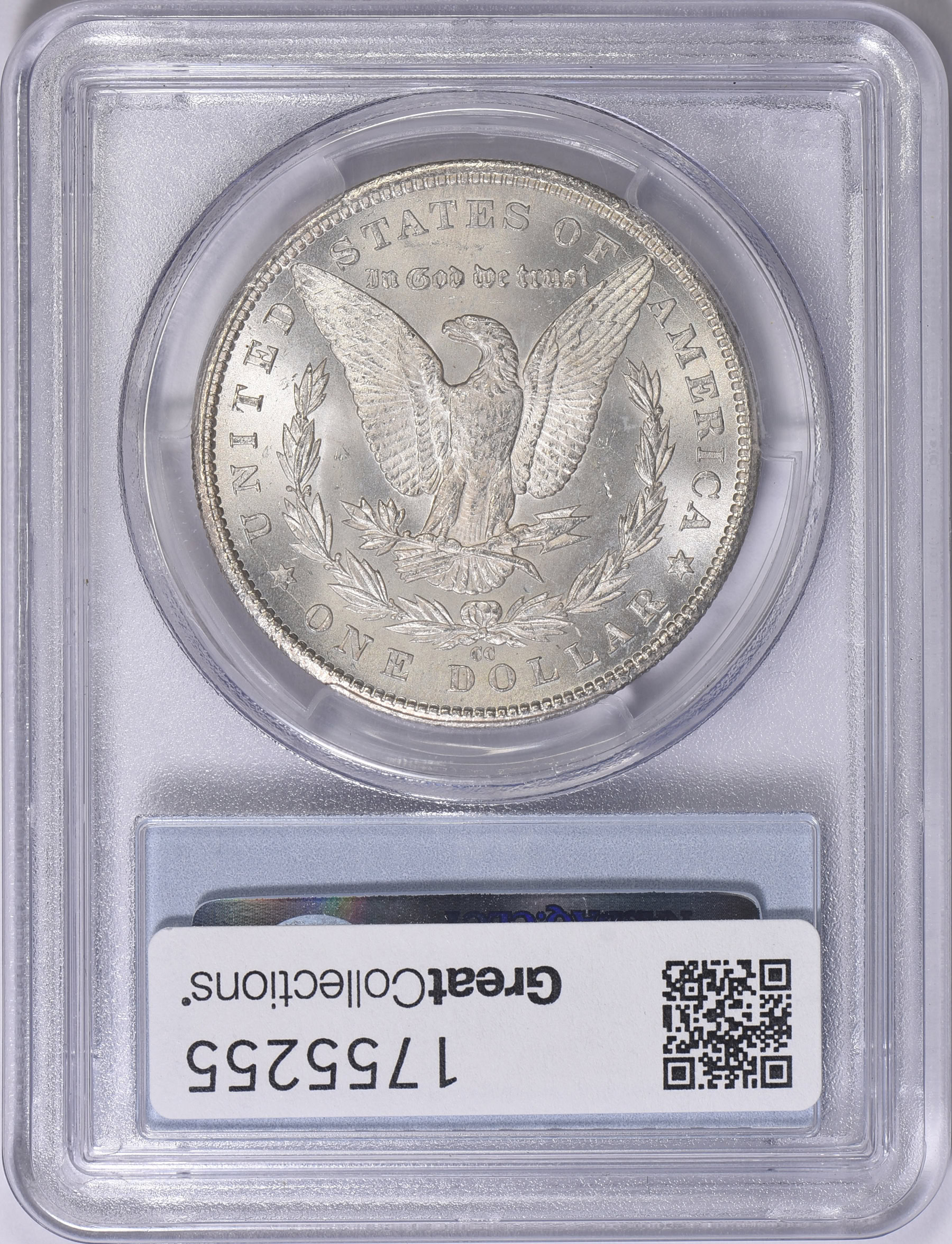 1885-CC Morgan Silver Dollar PCGS MS-64+ (CAC Green) (GSA) (McClaren Collection) (Item 1755255 ...