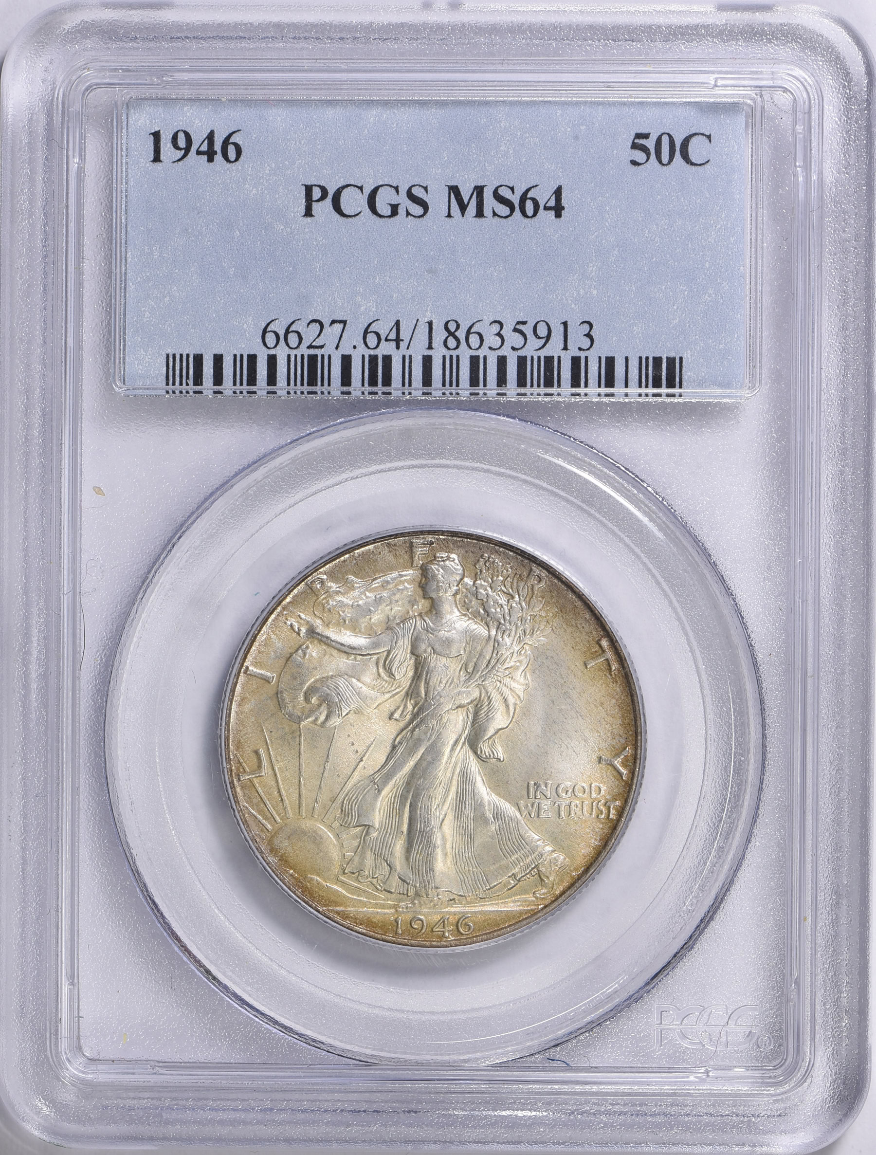 1946 Walking Liberty Half Dollar PCGS MS-64 (Item 1755297) | GreatCollections Coin Auctions