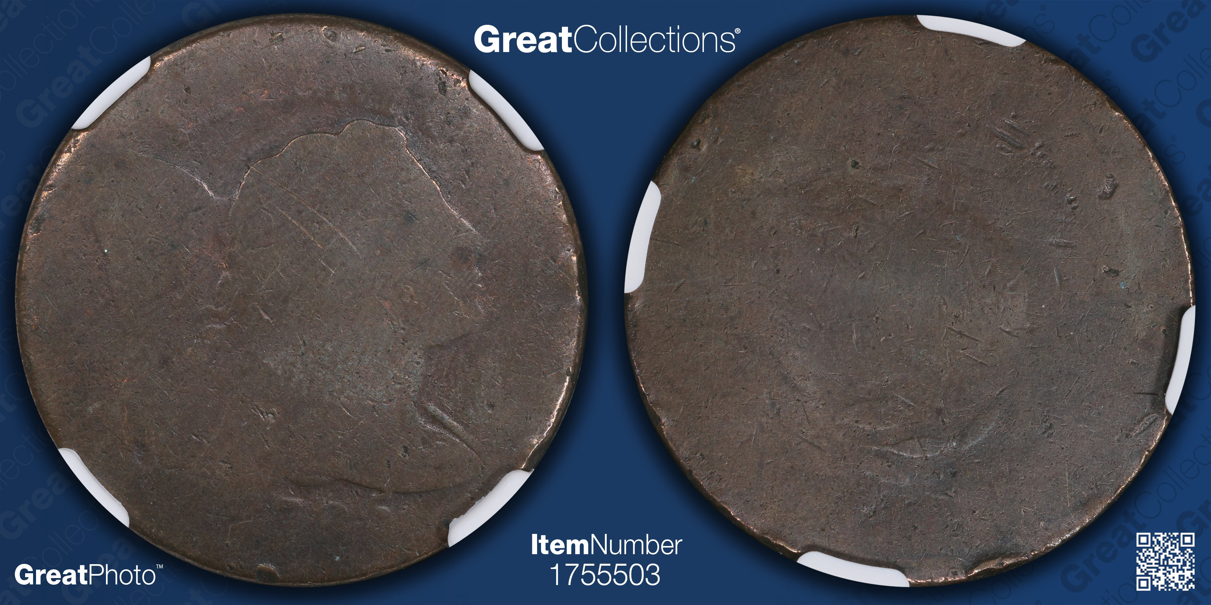 1795 Liberty Cap Cent Plain Edge NGC PO-01 BN (Item 1755503 ...