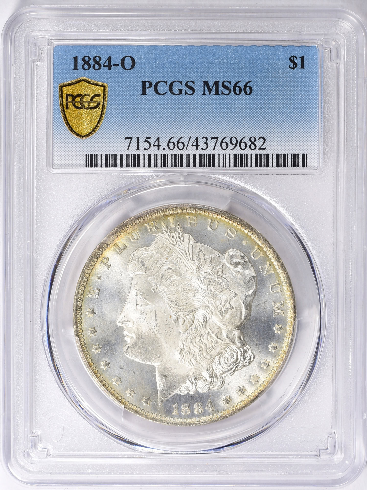 1884-O Morgan Silver Dollar PCGS MS-66 (Item 1755587) | GreatCollections Coin Auctions