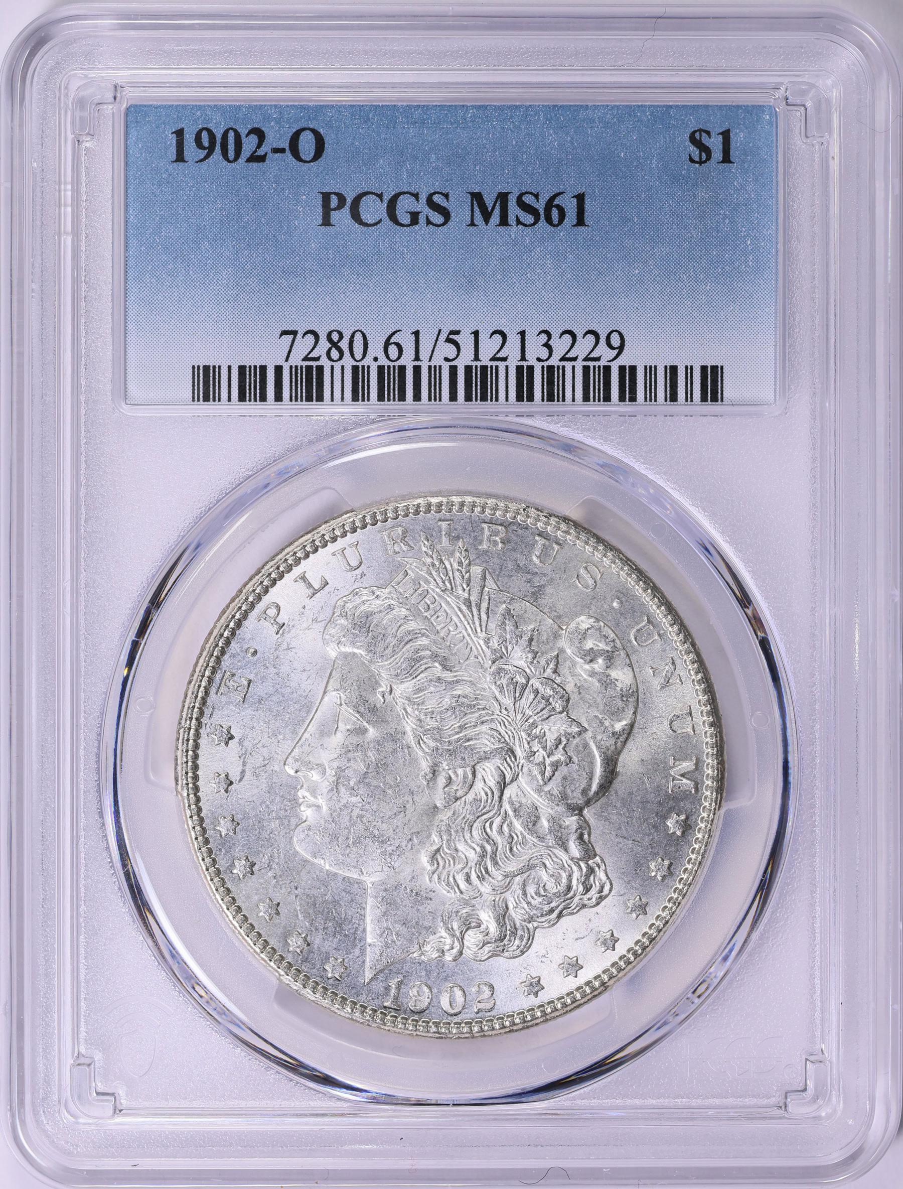 1902-O Morgan Silver Dollar PCGS MS-61 (Item 1755786) | GreatCollections Coin Auctions