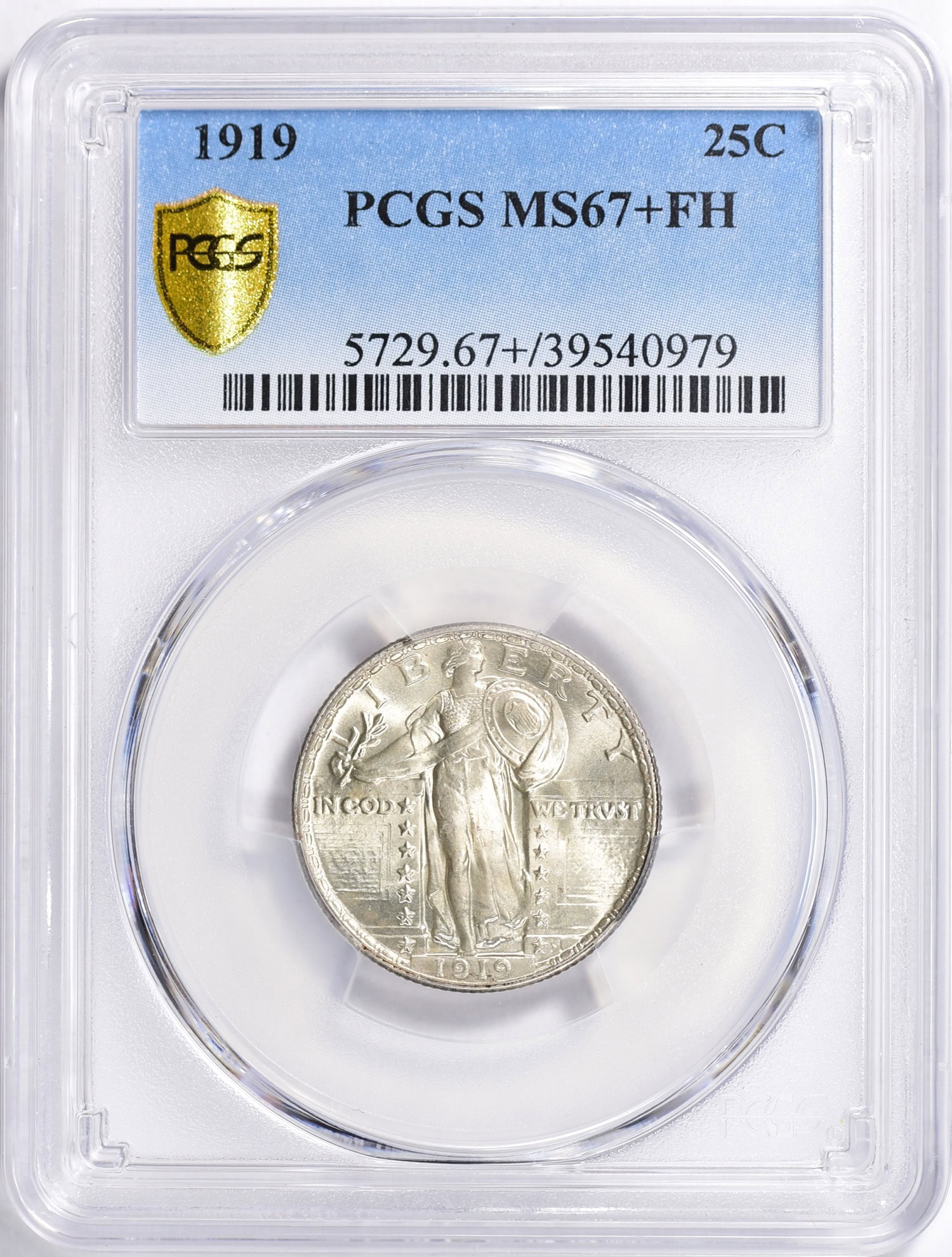 1919 Standing Liberty Quarter PCGS MS-67+ FH (Item 1756343 ...