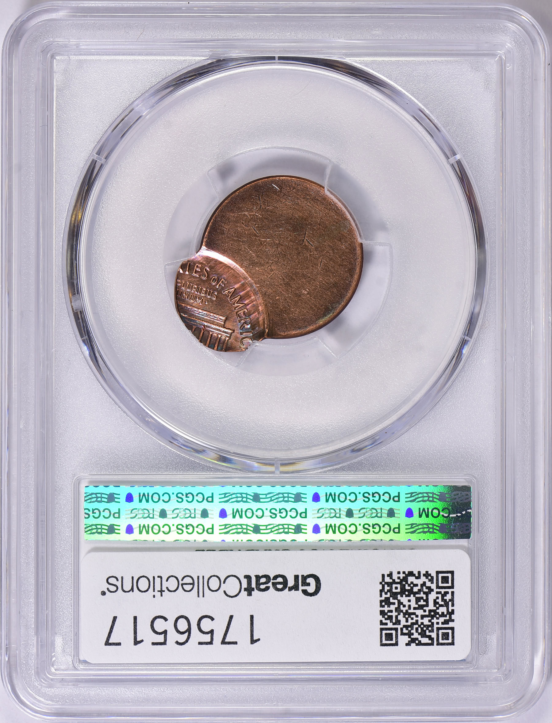 Mint Error 1981 Lincoln Cent Struck 85% Off Center PCGS Genuine Unc ...