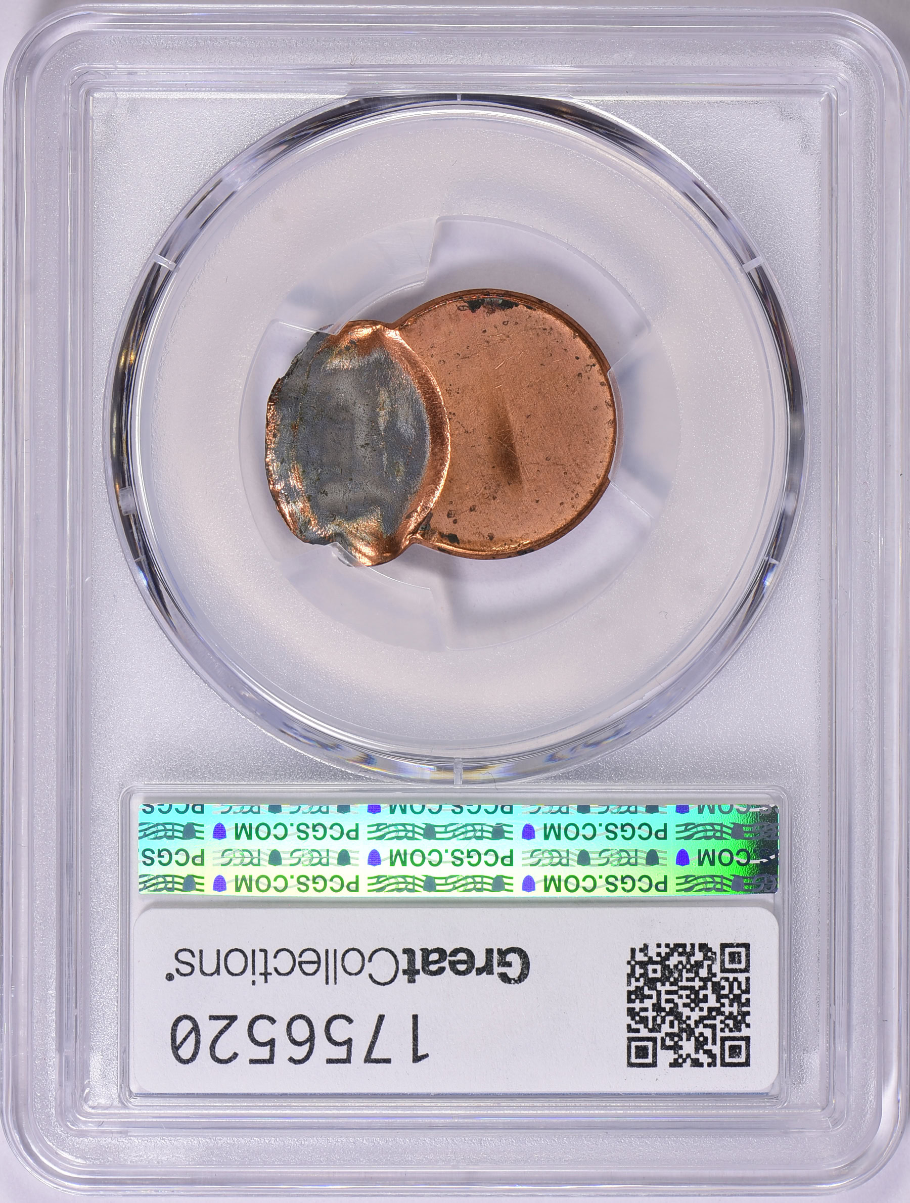 Mint Error 1985-D Lincoln Cent Struck 70% Off Center PCGS MS-62 RD ...