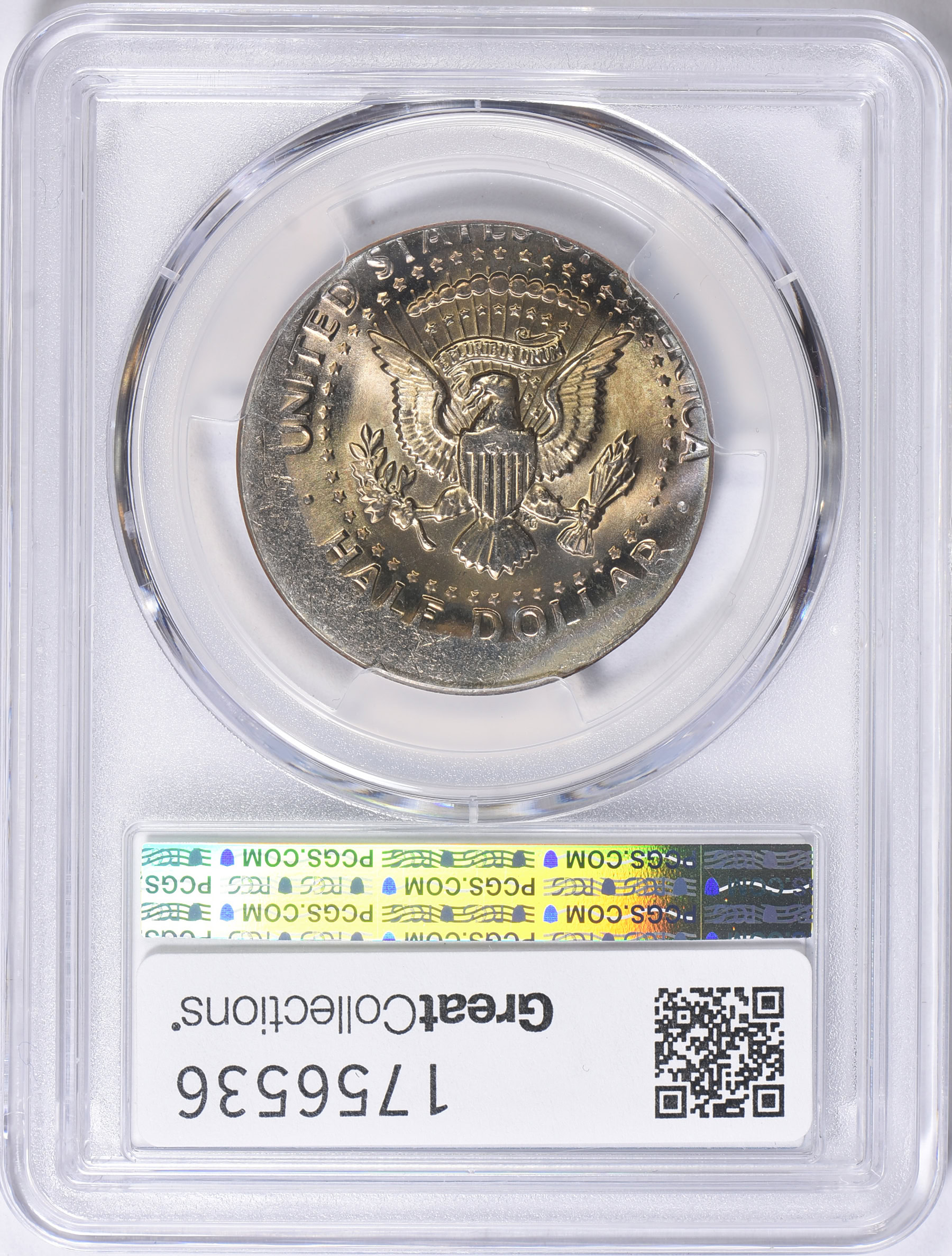 Mint Error 1983-P Kennedy Half Dollar Struck 15% Off Center PCGS MS-62 ...