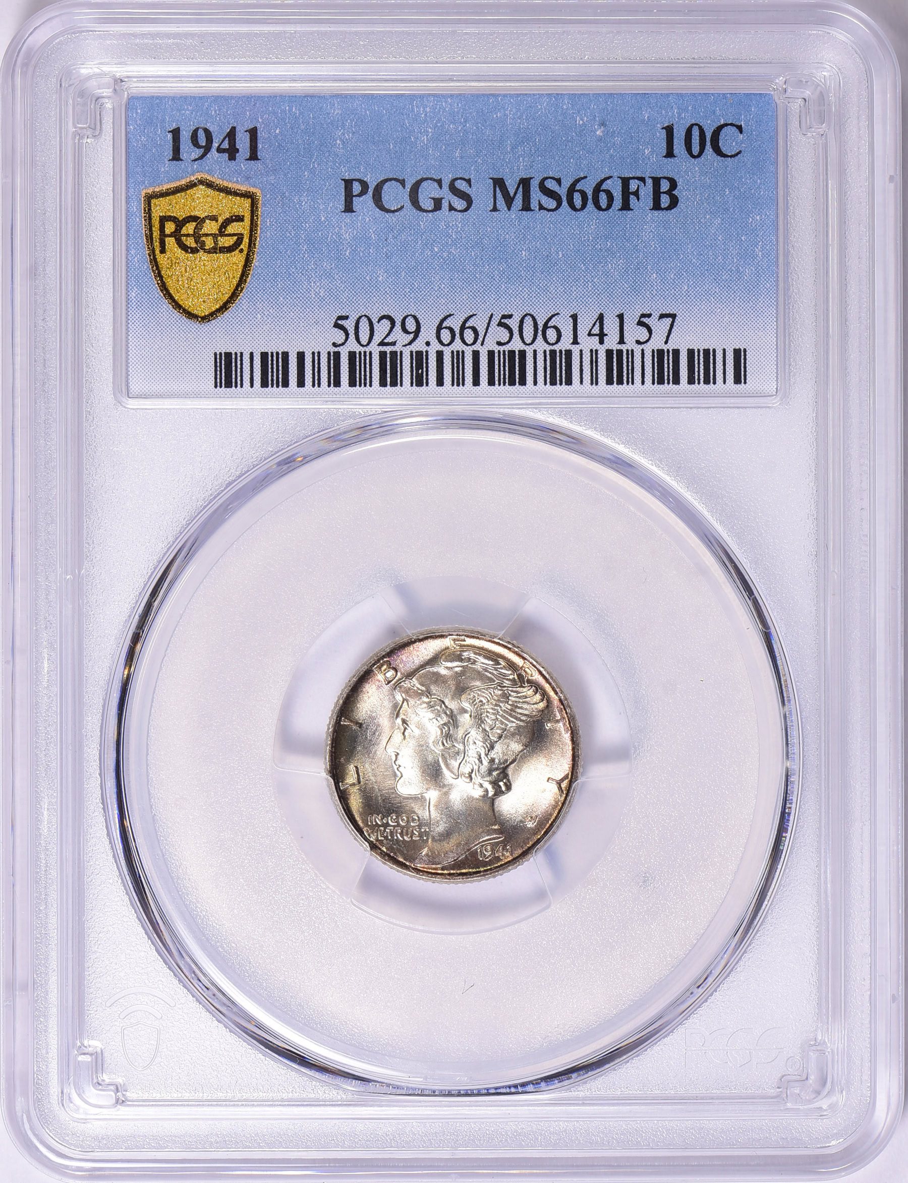 1941 Mercury Dime PCGS MS-66 FB (Item 1756904) | GreatCollections Coin Auctions