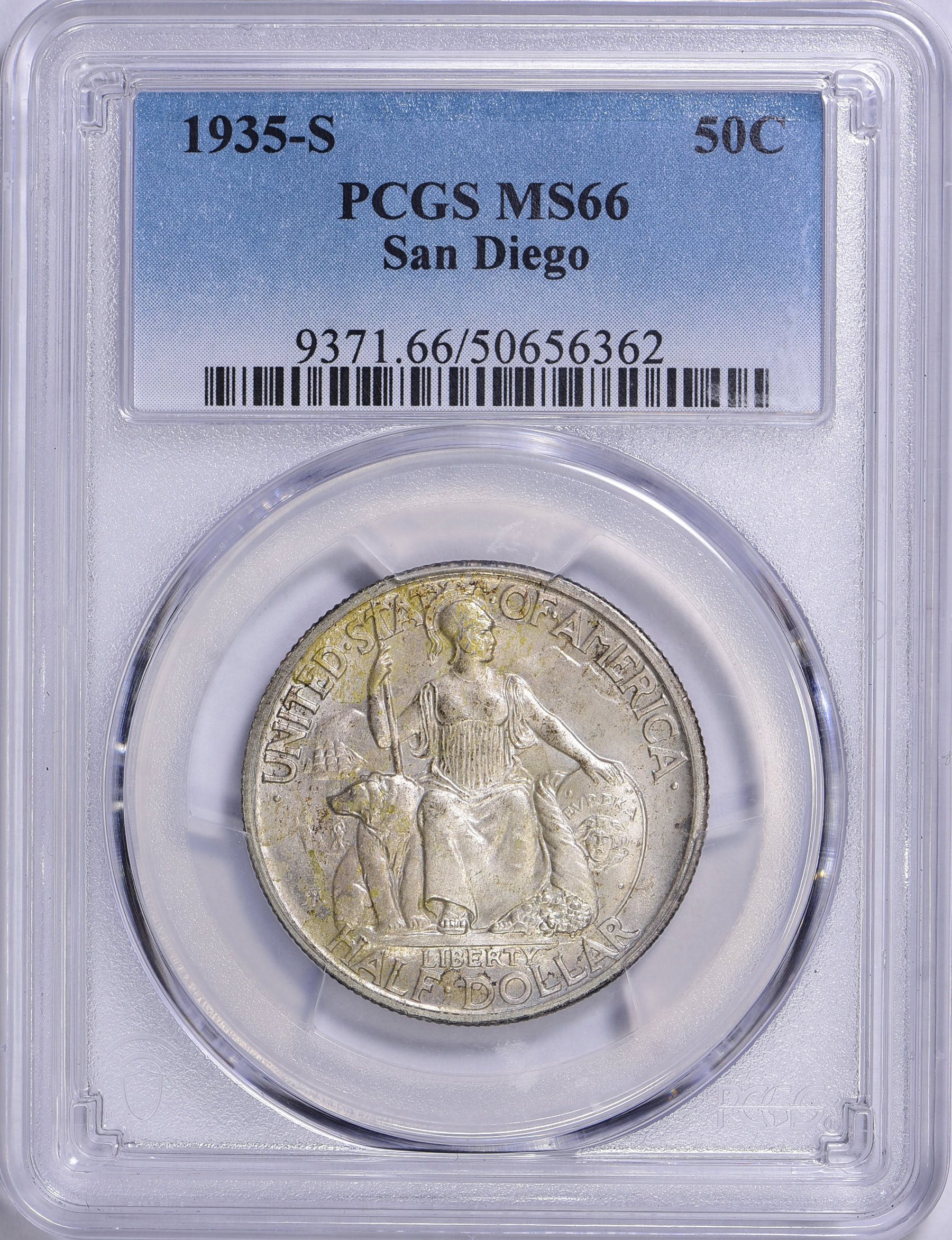 1935-S San Diego, California Pacific International Exposition Half ...