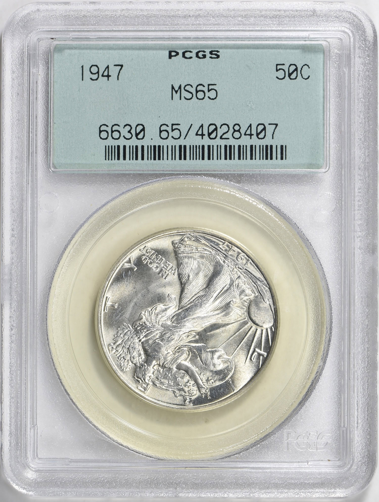 1947 Walking Liberty Half Dollar PCGS MS-65 OGH (Item 1757483) | GreatCollections Coin Auctions