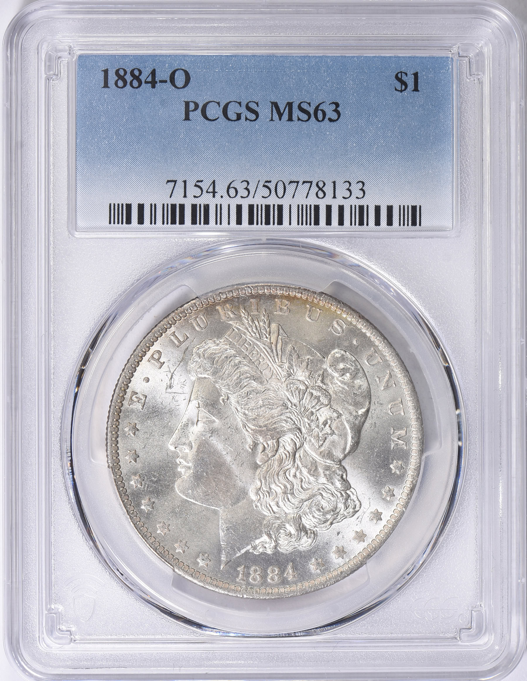 1884-O Morgan Silver Dollar PCGS MS-63 (Item 1757546) | GreatCollections Coin Auctions