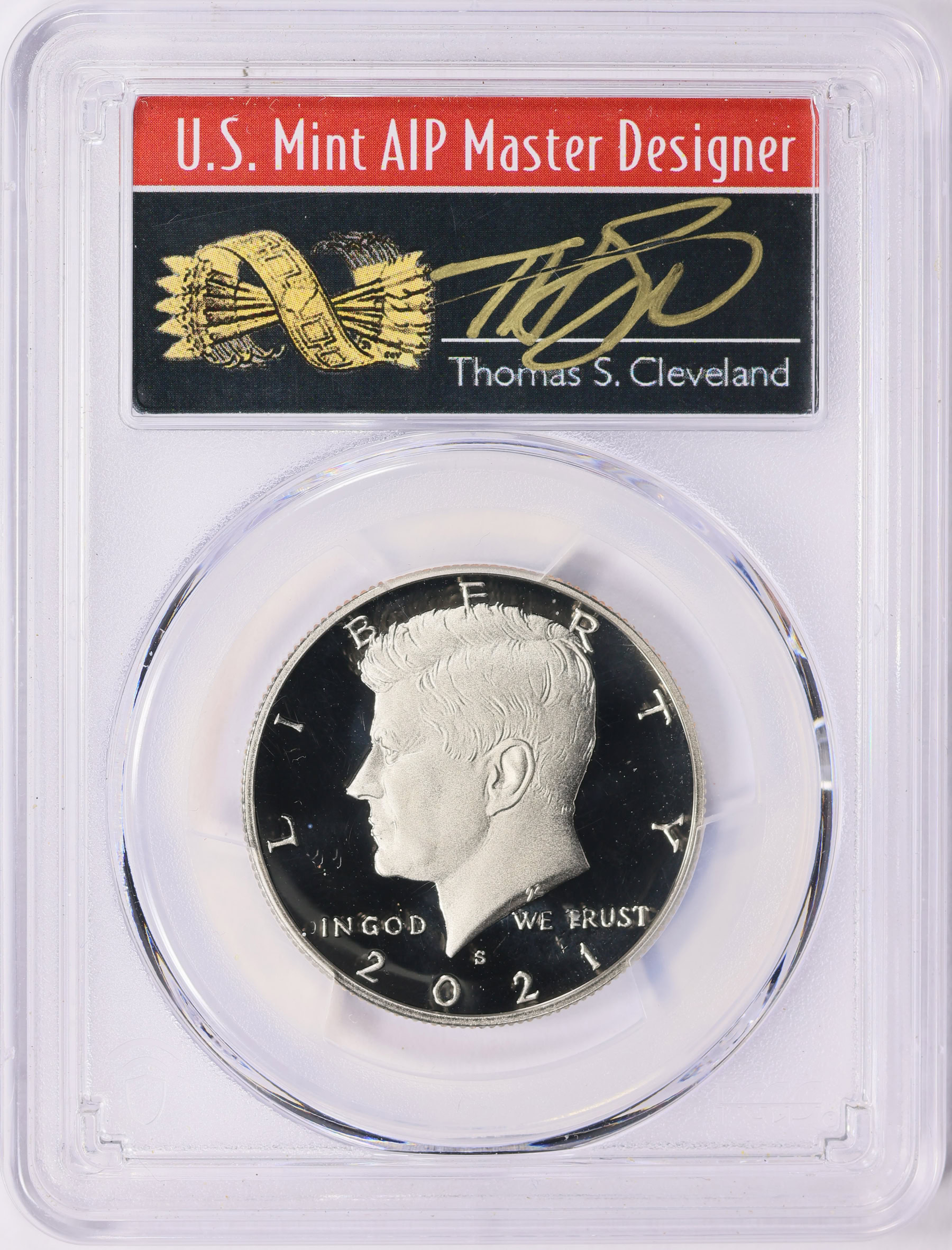 2021-S Kennedy Half Dollar First Strike PCGS Proof-70 DCAM (Thomas S ...