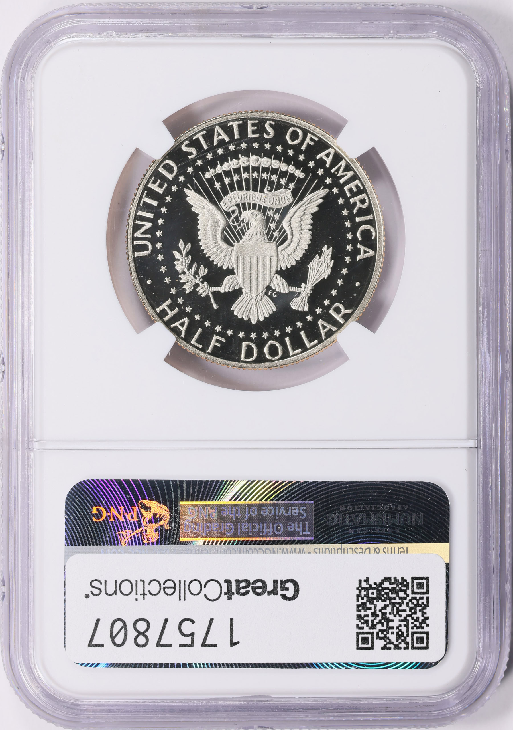 2017-S Kennedy Half Dollar Early Releases NGC Proof-70 UC (Kennedy ...