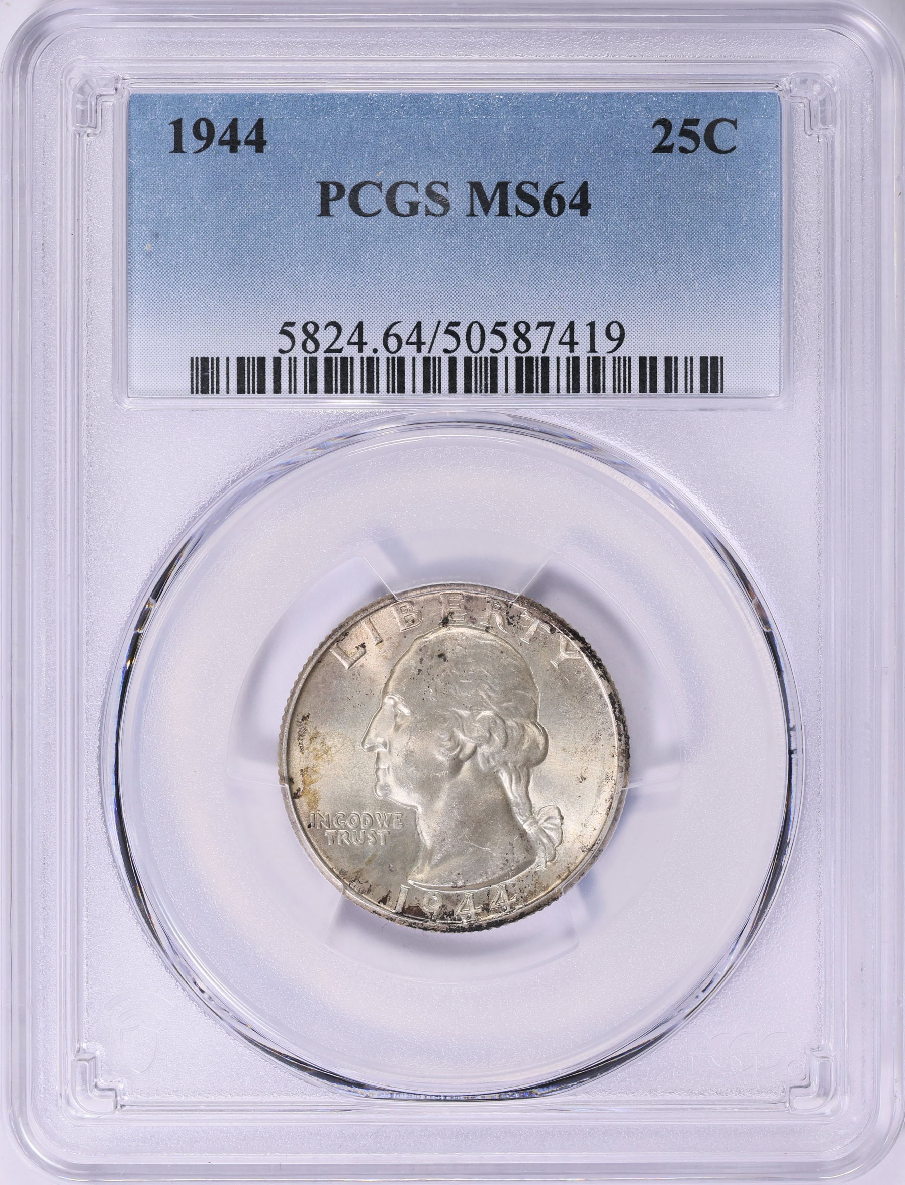 1944 Washington Quarter PCGS MS-64 (Item 1757839) | GreatCollections ...