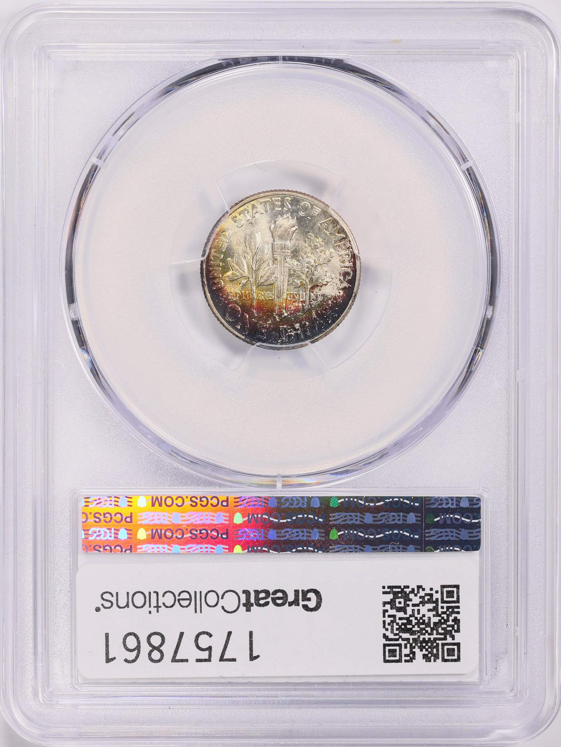 1946 Roosevelt Dime PCGS MS-66 (Toned) (Item 1757861 ...