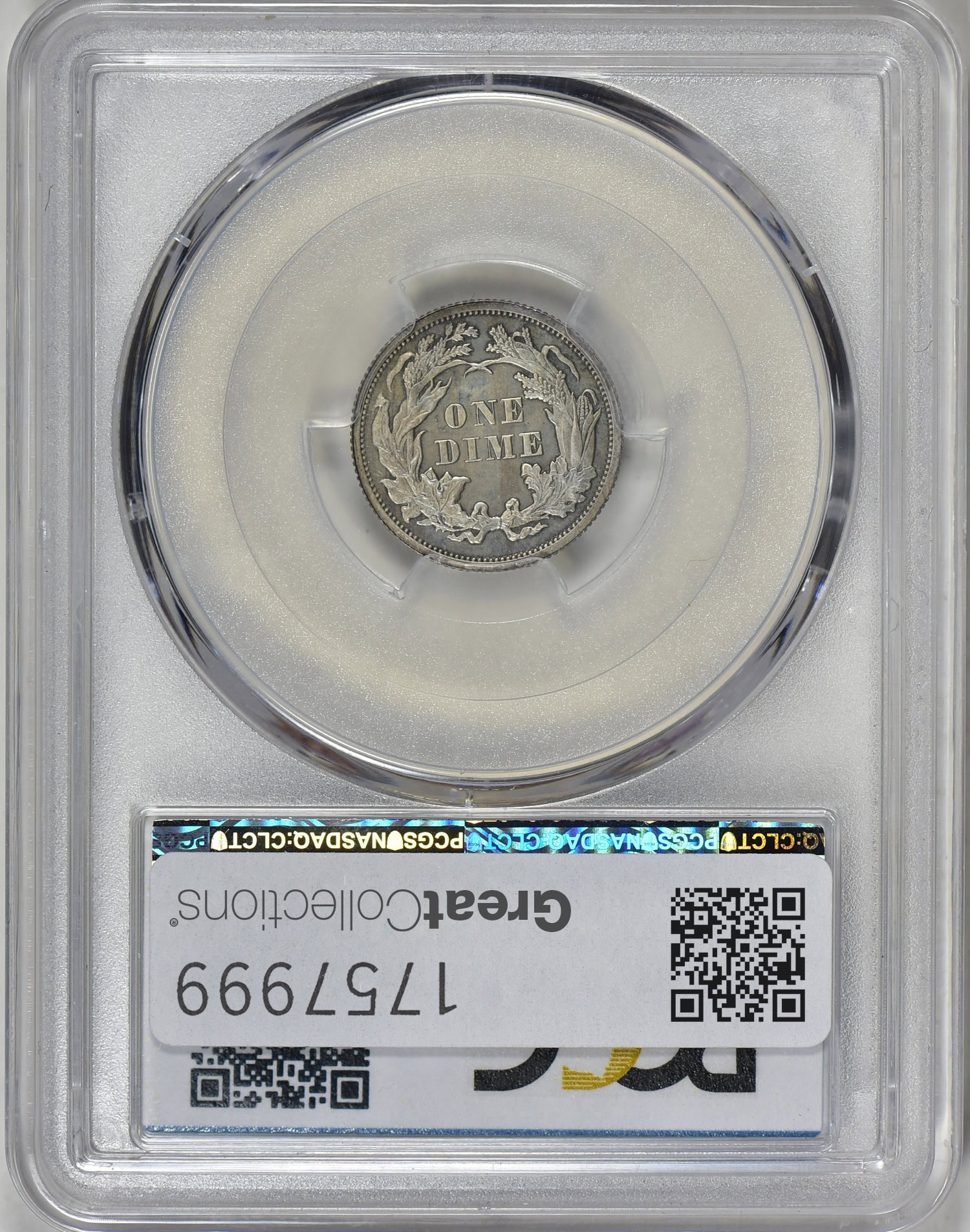 1865 Seated Liberty Dime PCGS Proof-64 (Item 1757999 ...