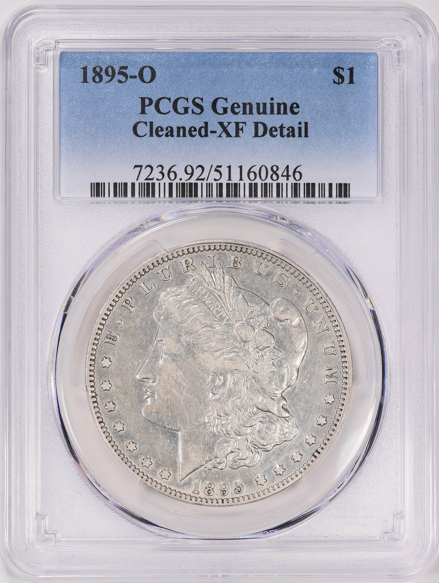 1895-O Morgan Silver Dollar PCGS Genuine XF Details (Item 1758085) | GreatCollections Coin Auctions