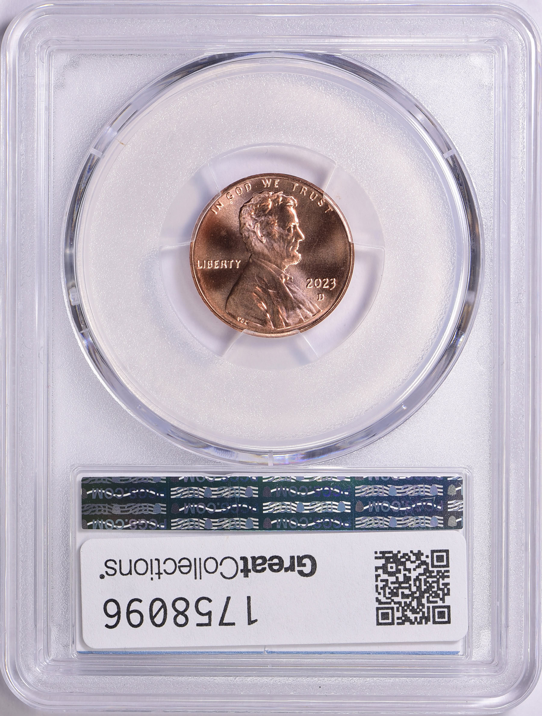 2023-D Lincoln Cent Shield PCGS MS-68 RD (Whispering Pines Collection ...