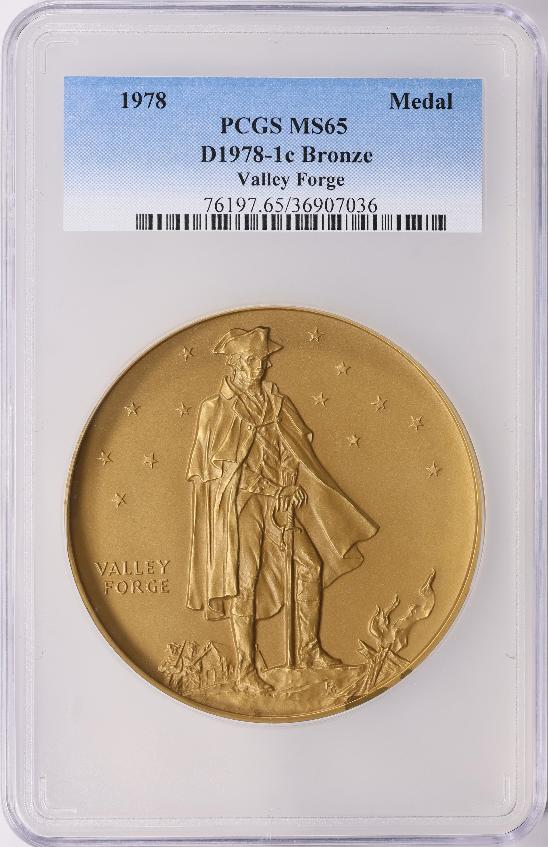 1978 Valley Forge Articles of Confederation Bicentennial 76mm Bronze ...