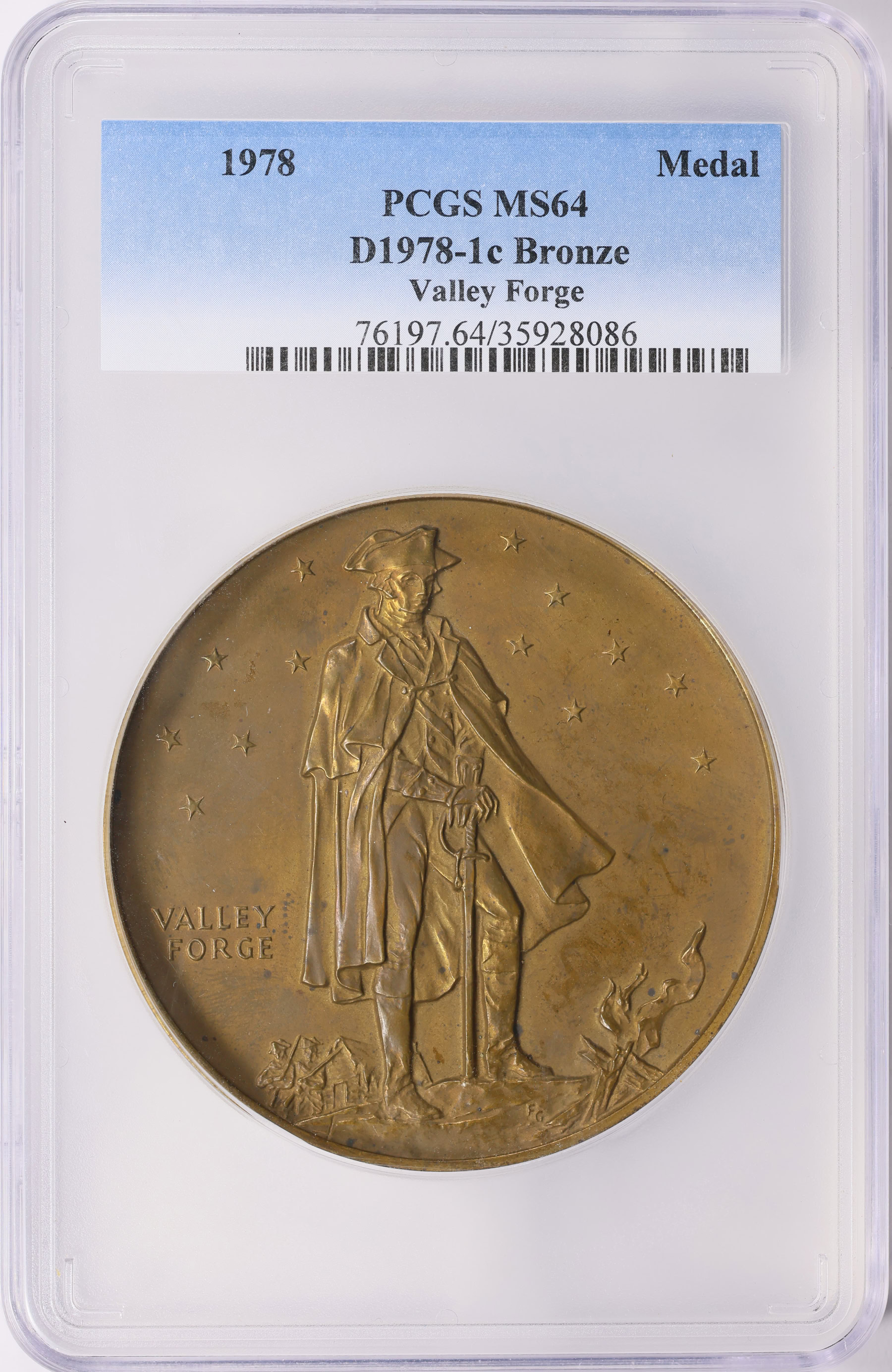 1978 Valley Forge Articles of Confederation Bicentennial 76mm Bronze ...