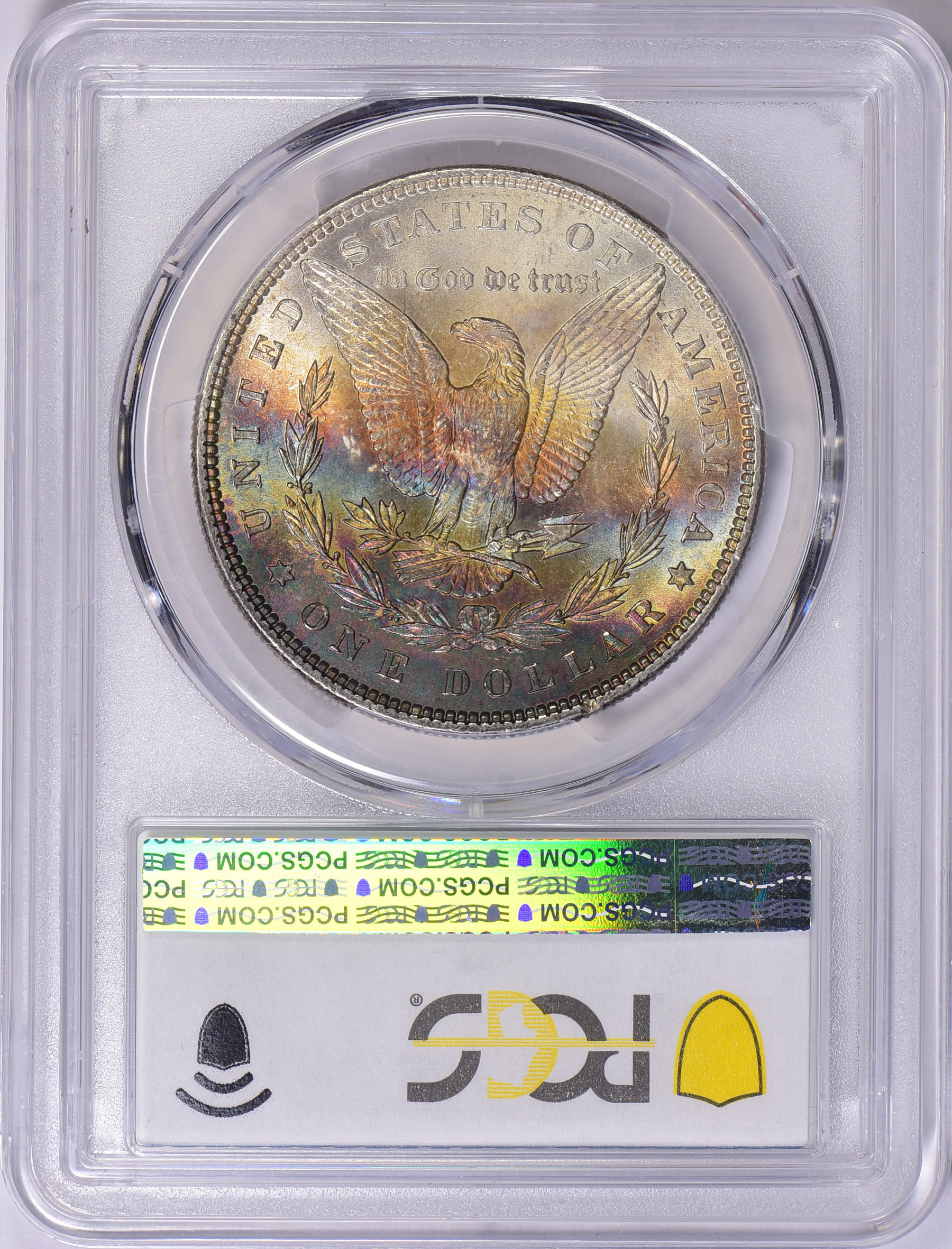 1885 Morgan Silver Dollar PCGS MS-62 (CAC Green) (Toned) (Item 1758860) | GreatCollections Coin ...