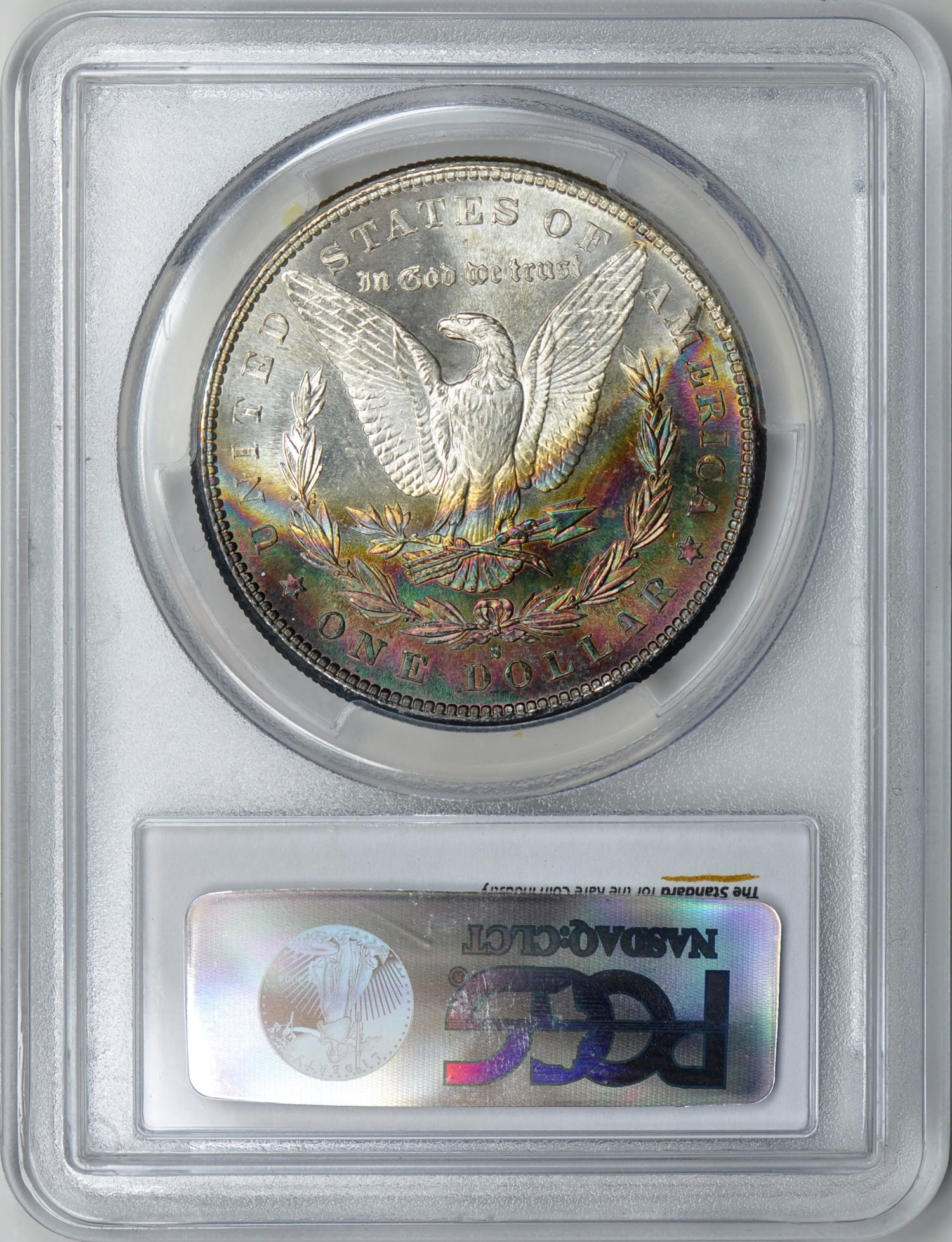 1881-S Morgan Silver Dollar PCGS MS-65 (CAC Green) (Toned) (Item 1758868) | GreatCollections ...