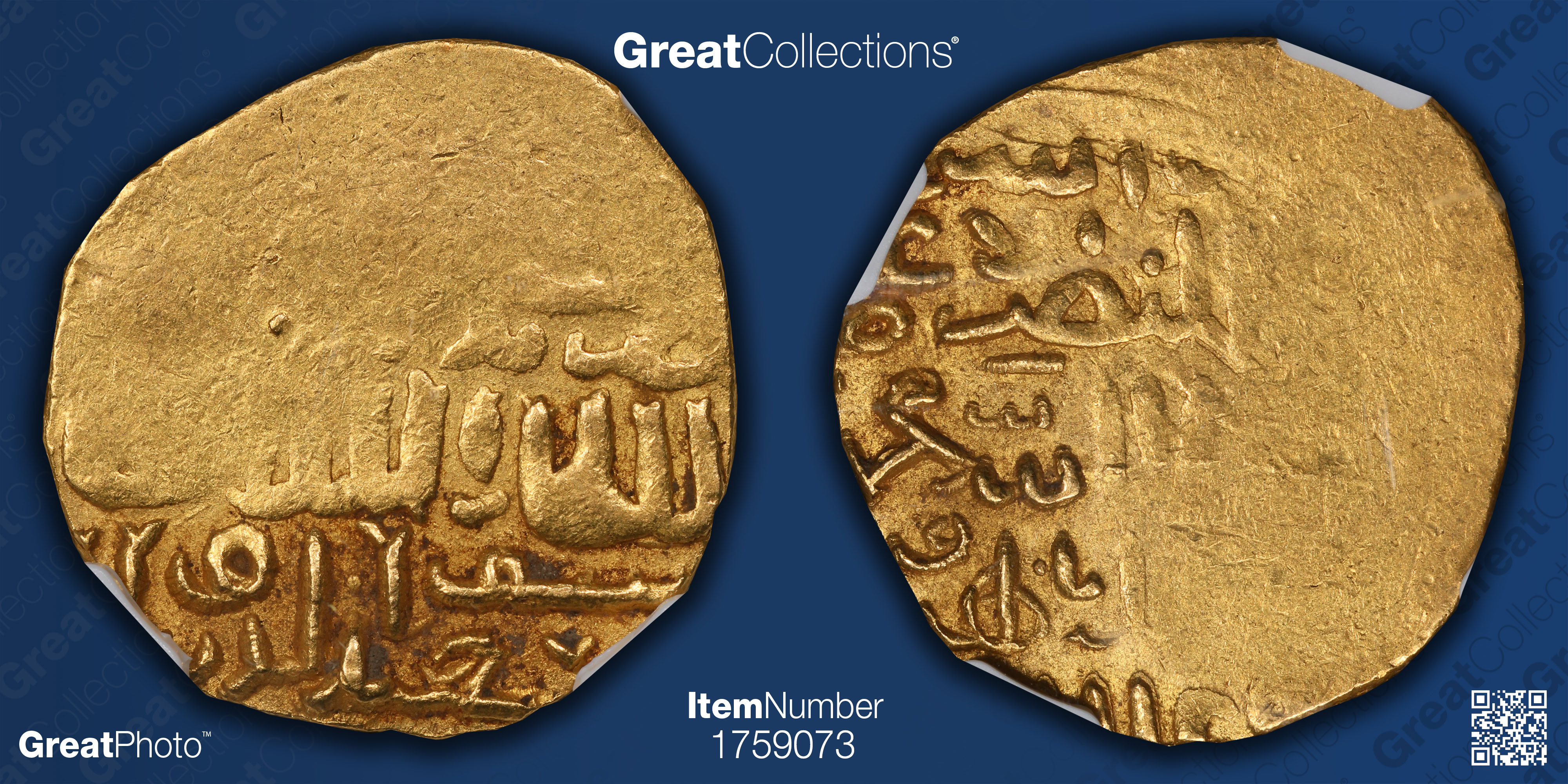 Islamic Kingdoms - Mamluks AH 784-801 (1382-99) Gold Dinar of AL Zahir ...