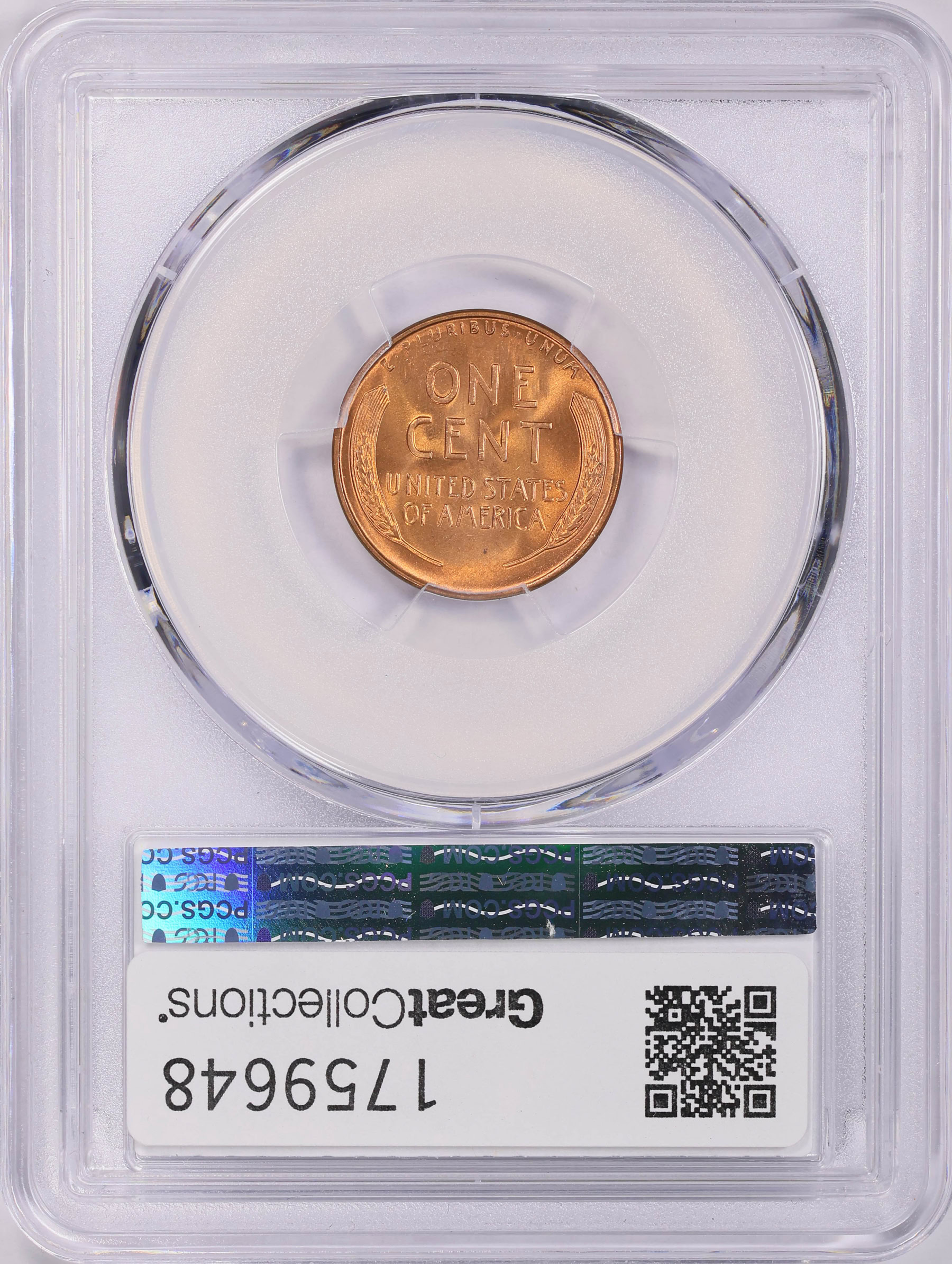 1941-S Lincoln Cent PCGS MS-67+ RD (CAC Green) (Item 1759648) | GreatCollections Coin Auctions