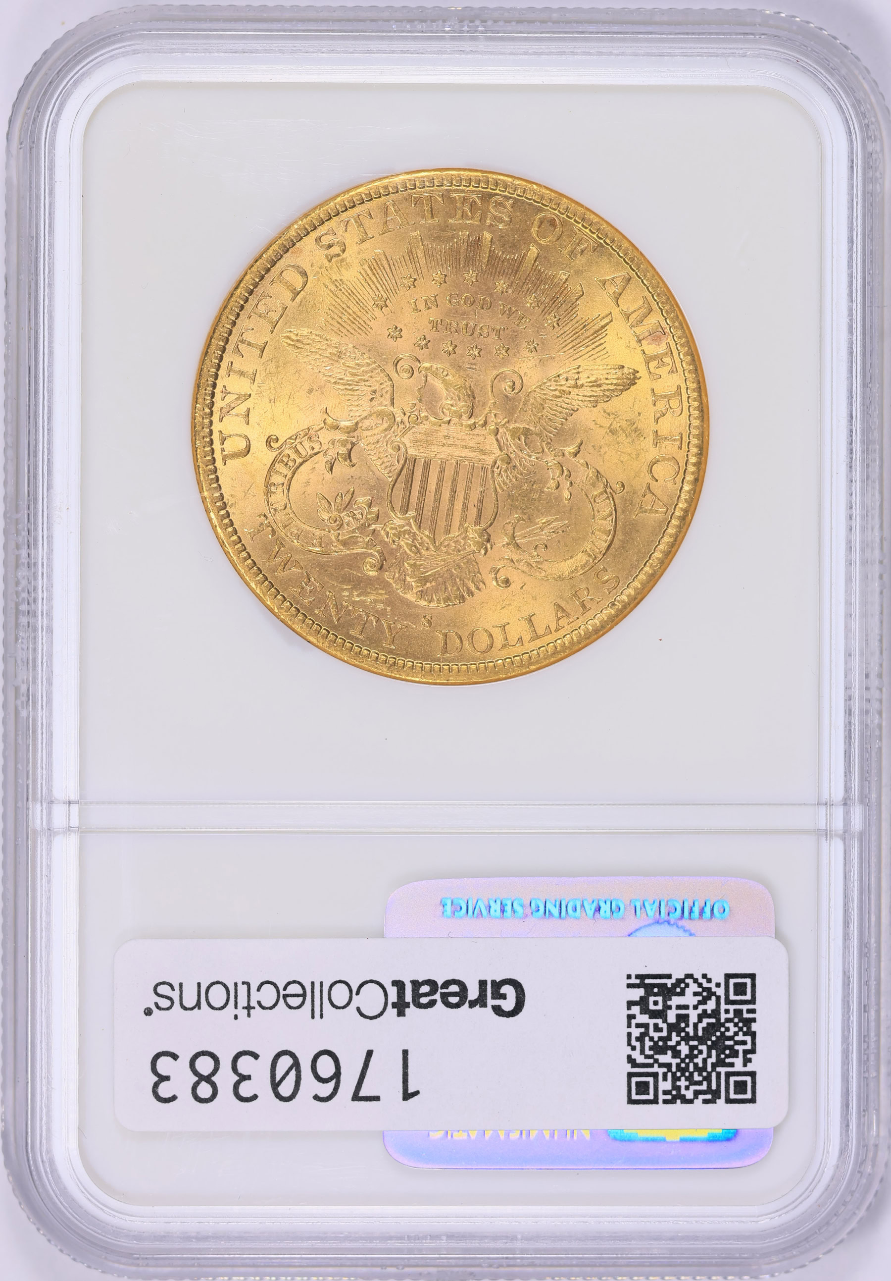 1891-S Liberty Gold Double Eagle NGC MS-61 (Item 1760383 ...