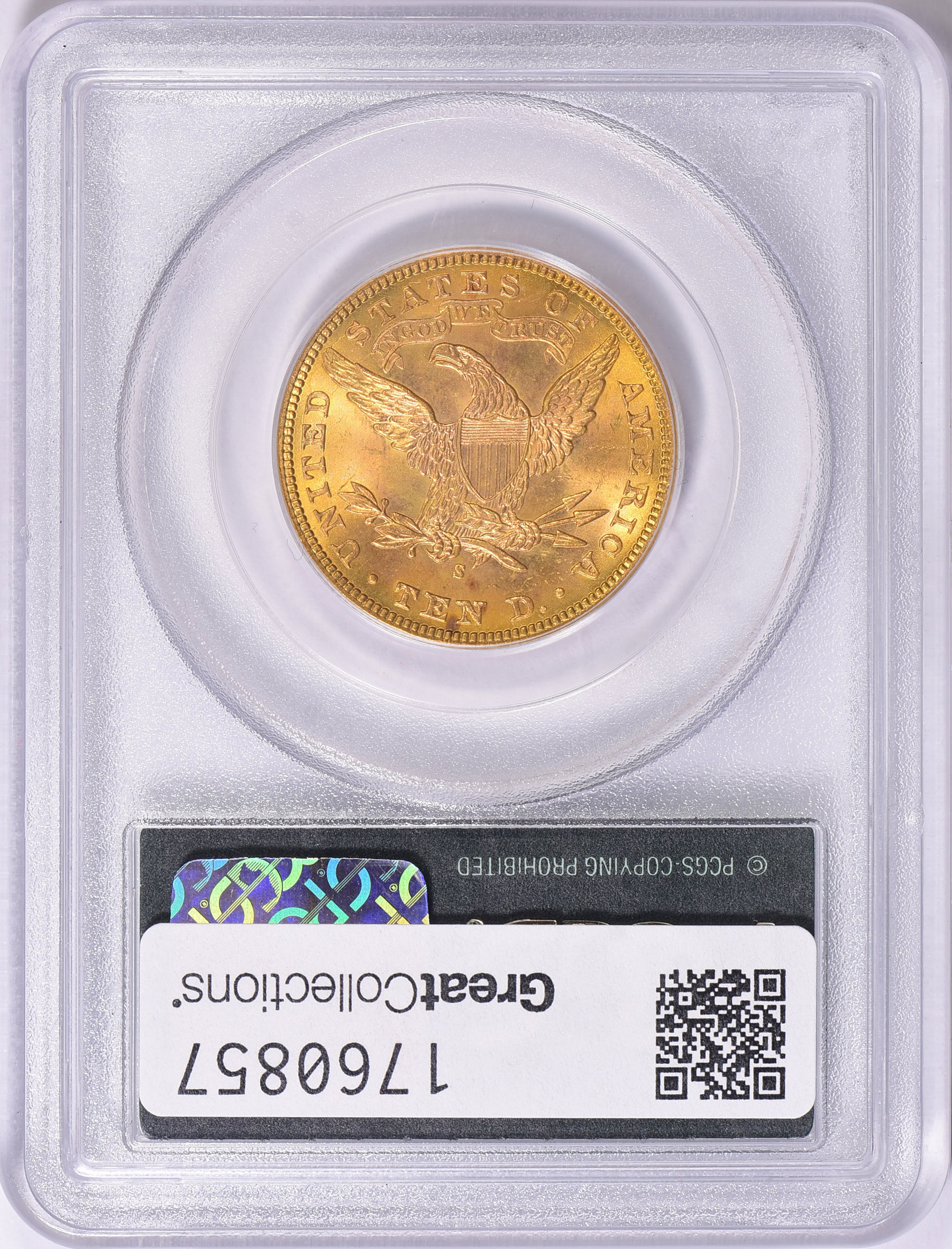 1901-S Liberty Gold Eagle PCGS MS-65 OGH (Item 1760857) | GreatCollections Coin Auctions