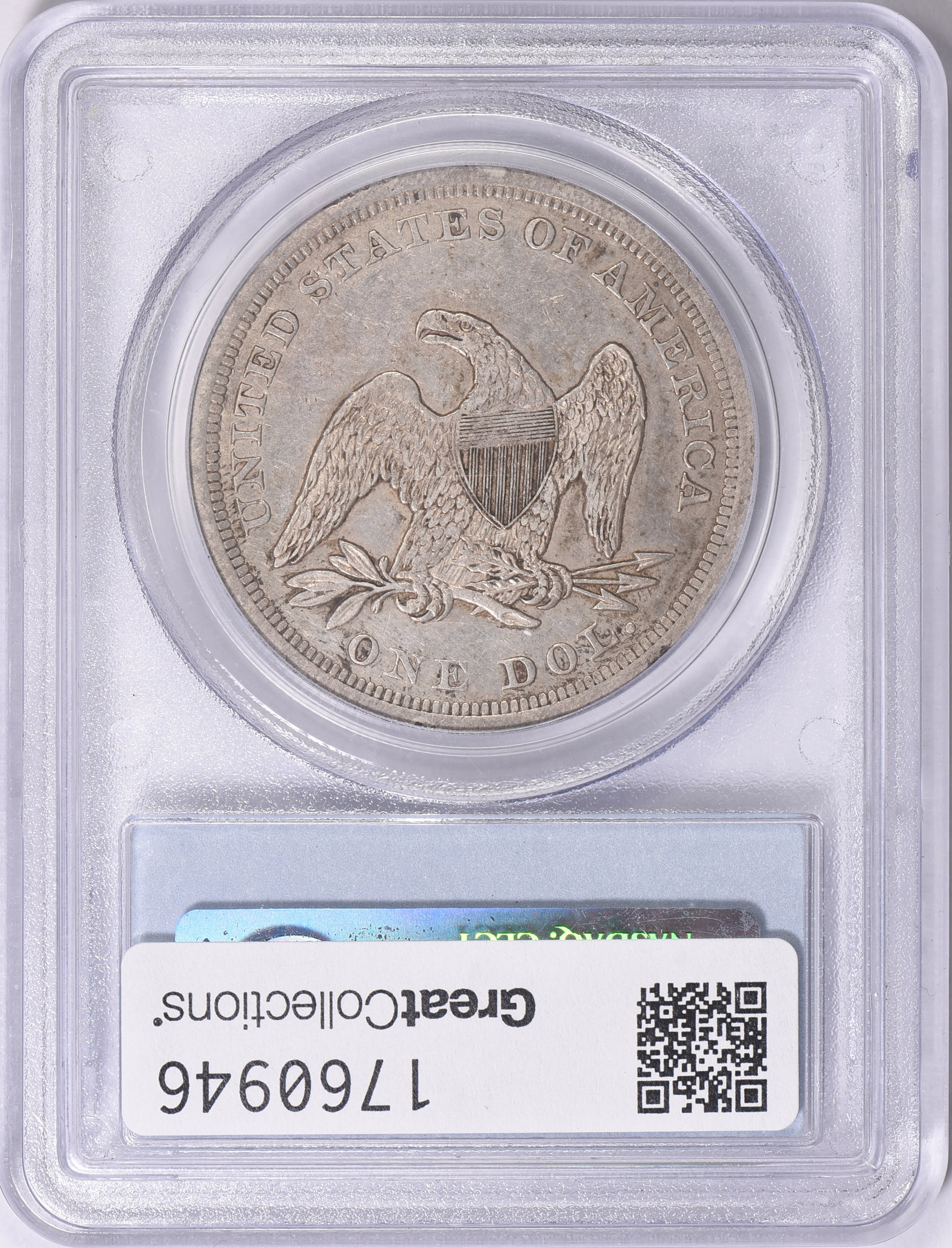 1842 Seated Liberty Silver Dollar PCGS XF-40 (Item 1760946) | GreatCollections Coin Auctions