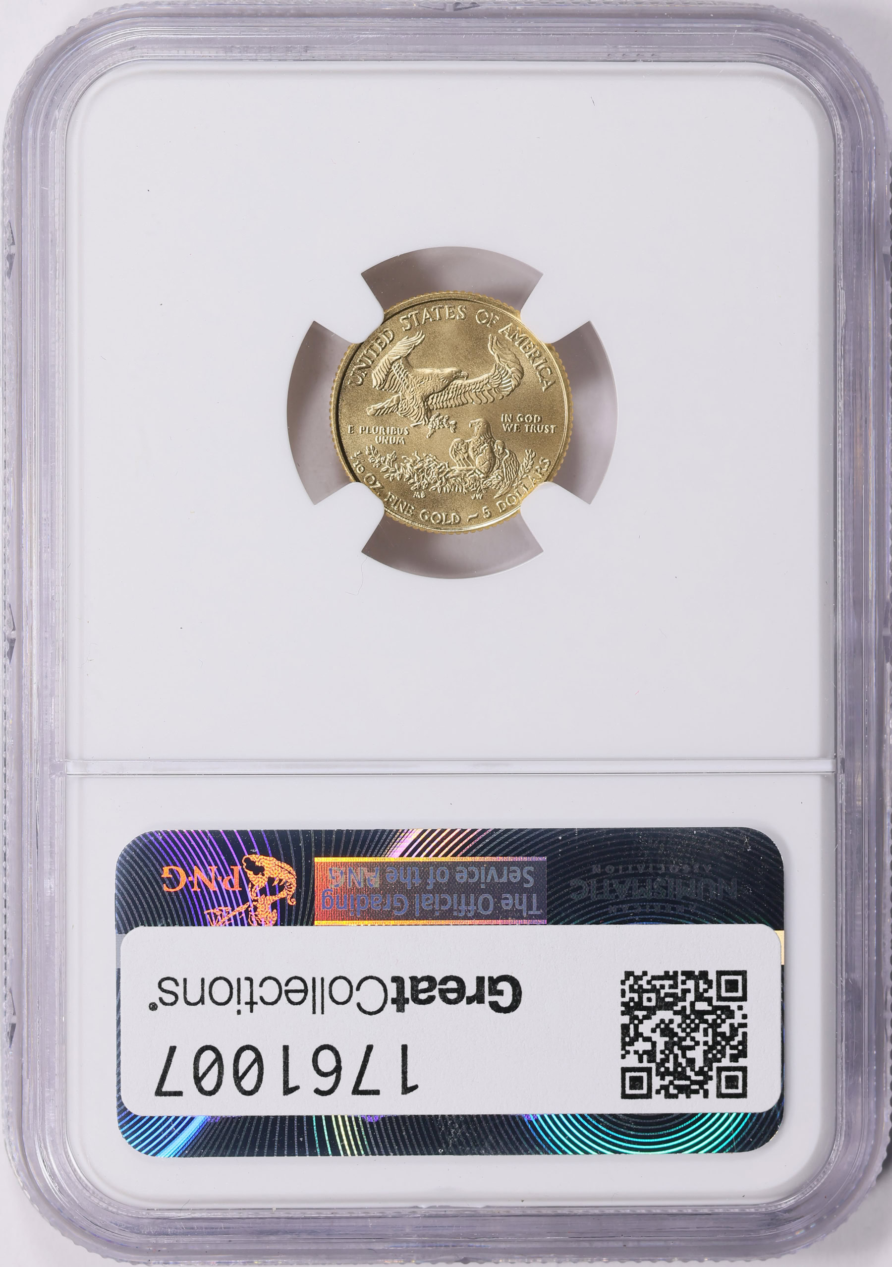 2016 $5 Tenth-Ounce Gold American Eagle Early Releases 30th Anniversary NGC MS-70 (Item 1761007 ...