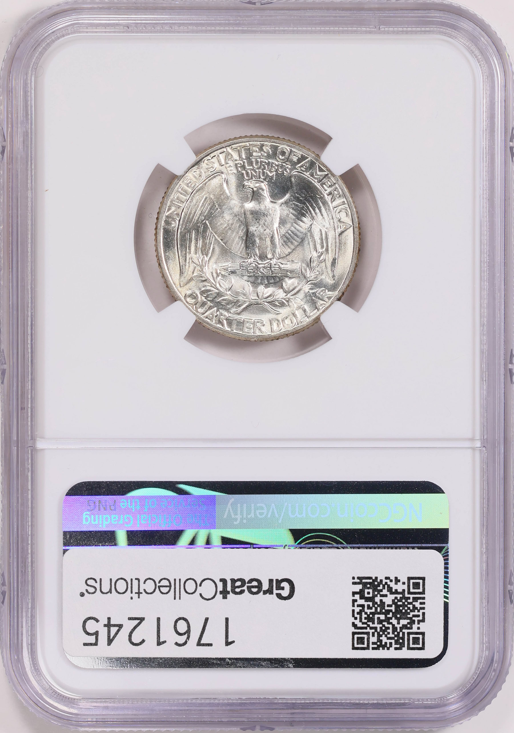 1942 Washington Quarter NGC MS-65 (Item 1761245) | GreatCollections Coin Auctions