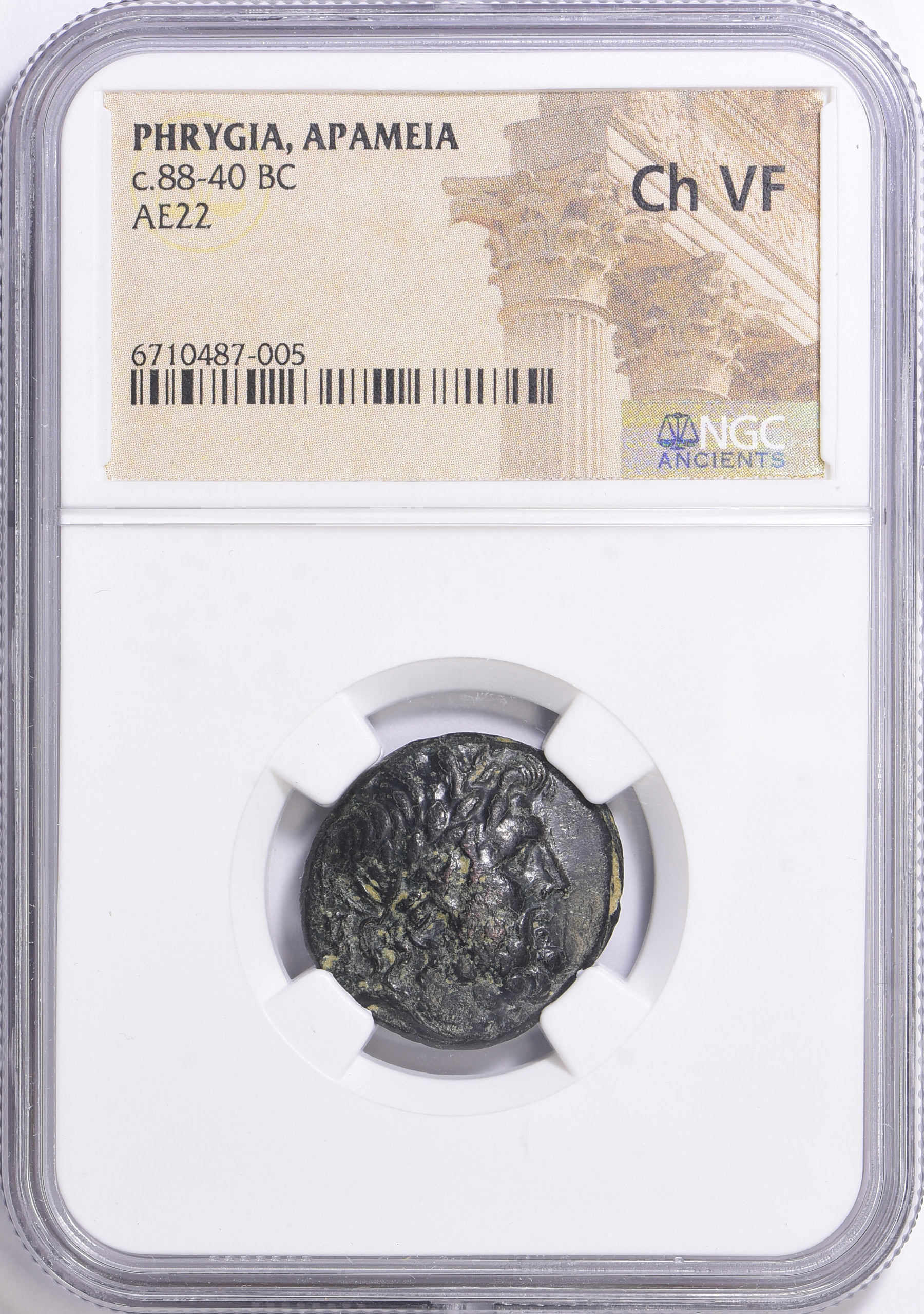 Ancient Phrygia, Apameia c.88-40 B.C. AE22 NGC Ch VF | Cert #6710487 ...