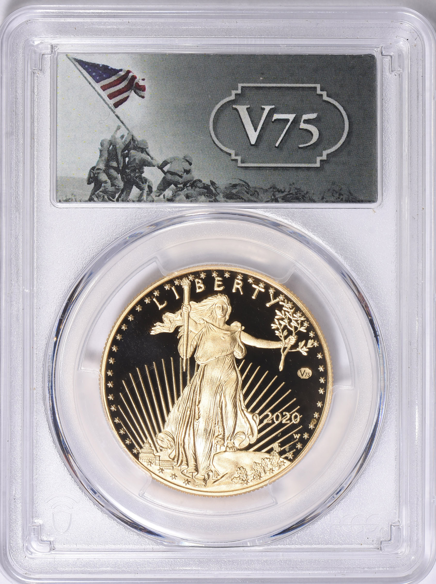 2020-W $50 One-Ounce Gold American Eagle V75 Privy Struck First Strike ...